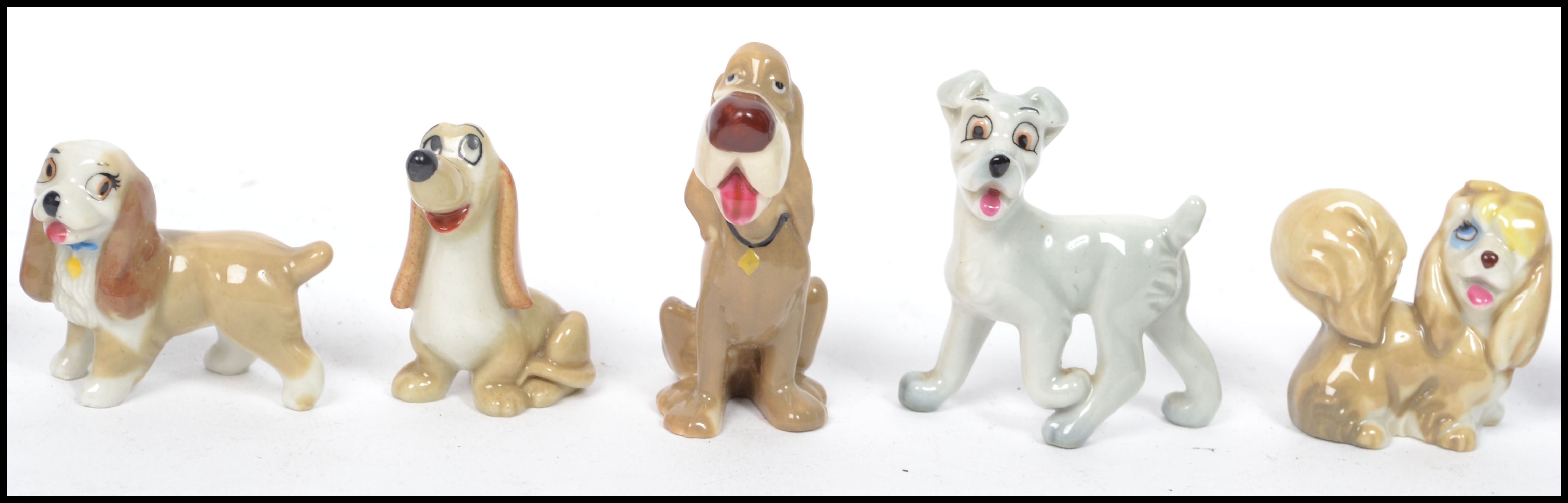 A collection of vintage 20th century Wade ceramic Disney figures to ...