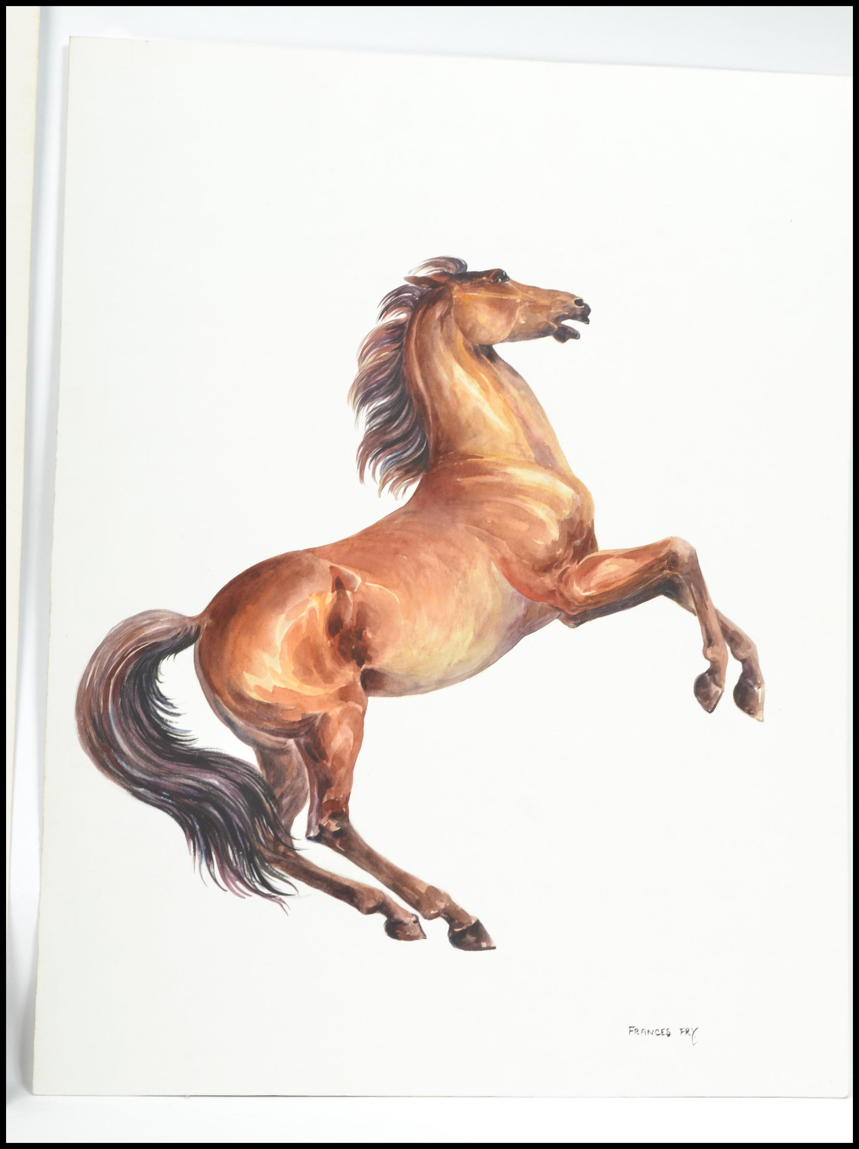 FRANCES FRY (20th Century British) - watercolour paintings / studies of ...