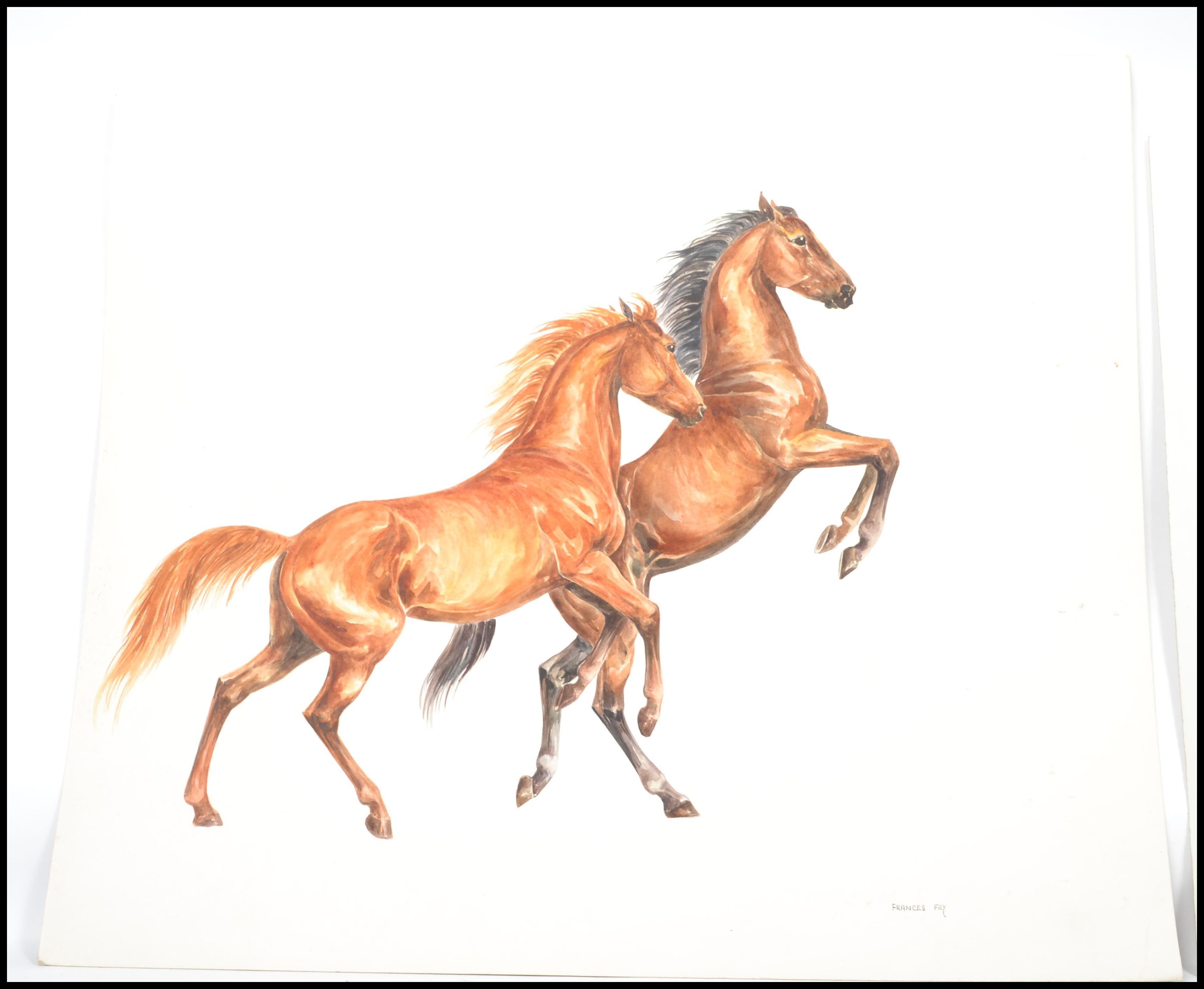 FRANCES FRY (20th Century British) - watercolour paintings / studies of ...