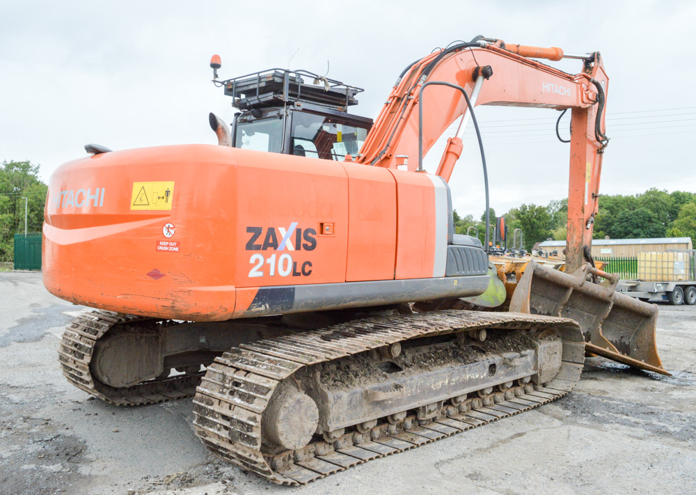 Hitachi Zaxis 210LC 21 tonne steel tracked excavator Year: 2008 S/N ...