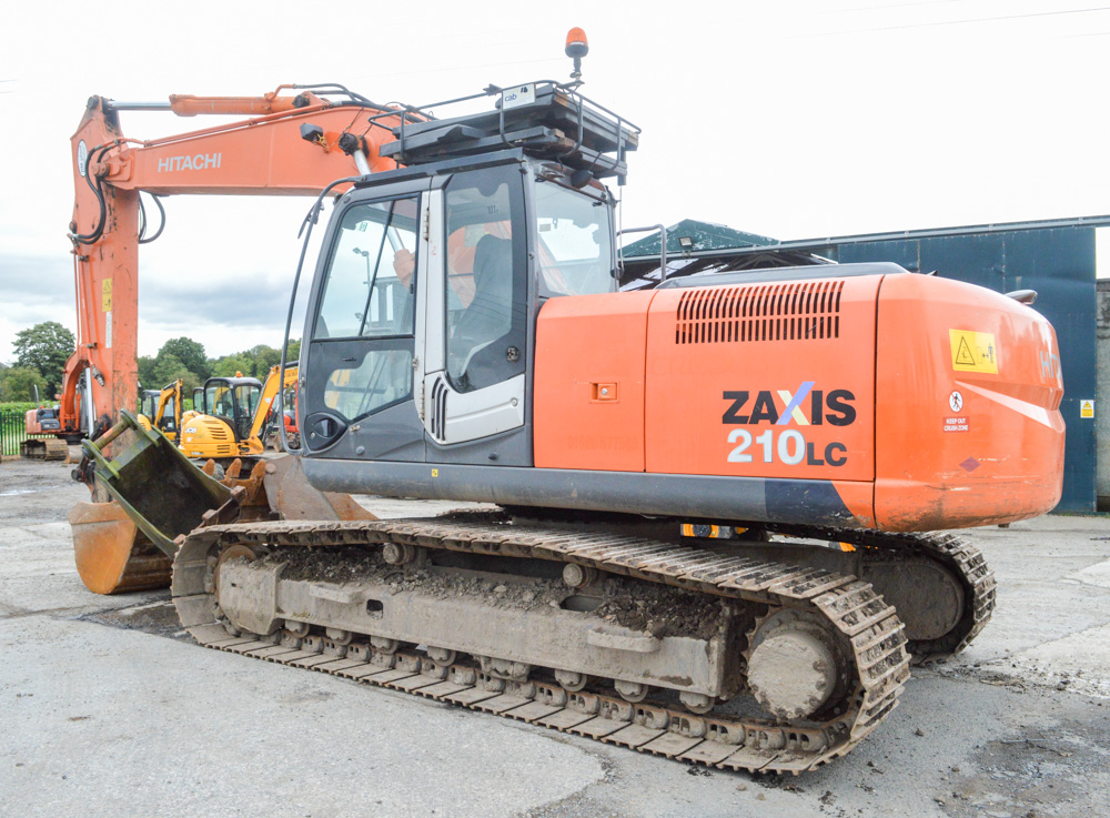 Hitachi Zaxis 210LC 21 tonne steel tracked excavator Year: 2008 S/N ...