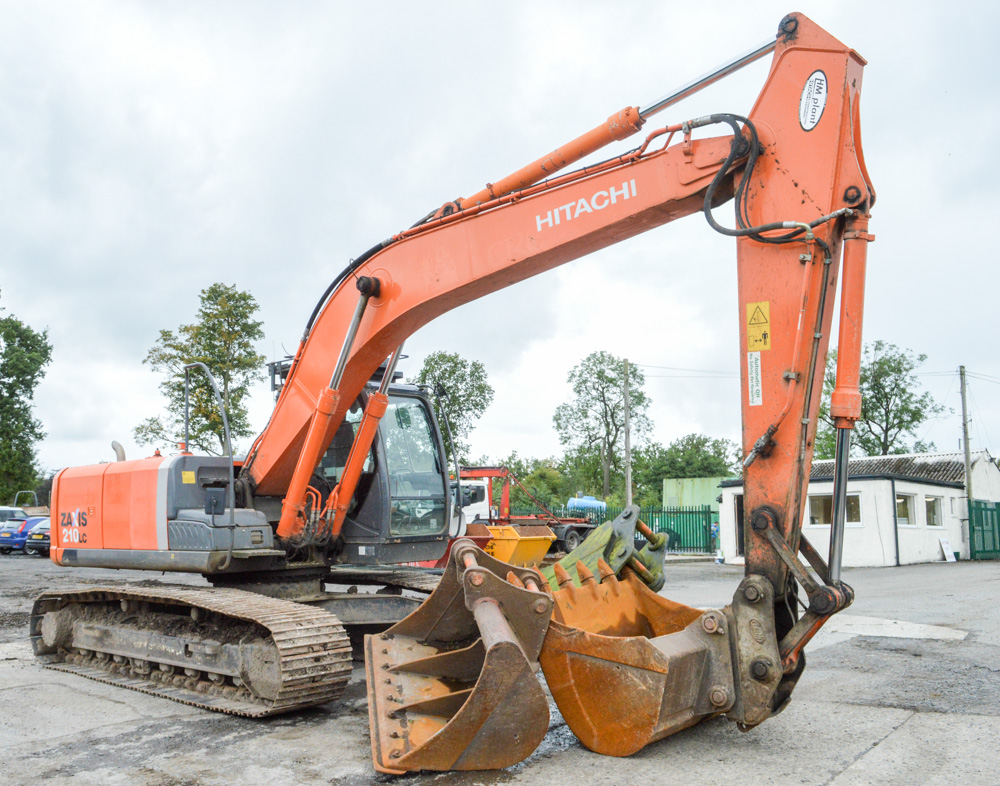 Hitachi Zaxis 210LC 21 tonne steel tracked excavator Year: 2008 S/N ...