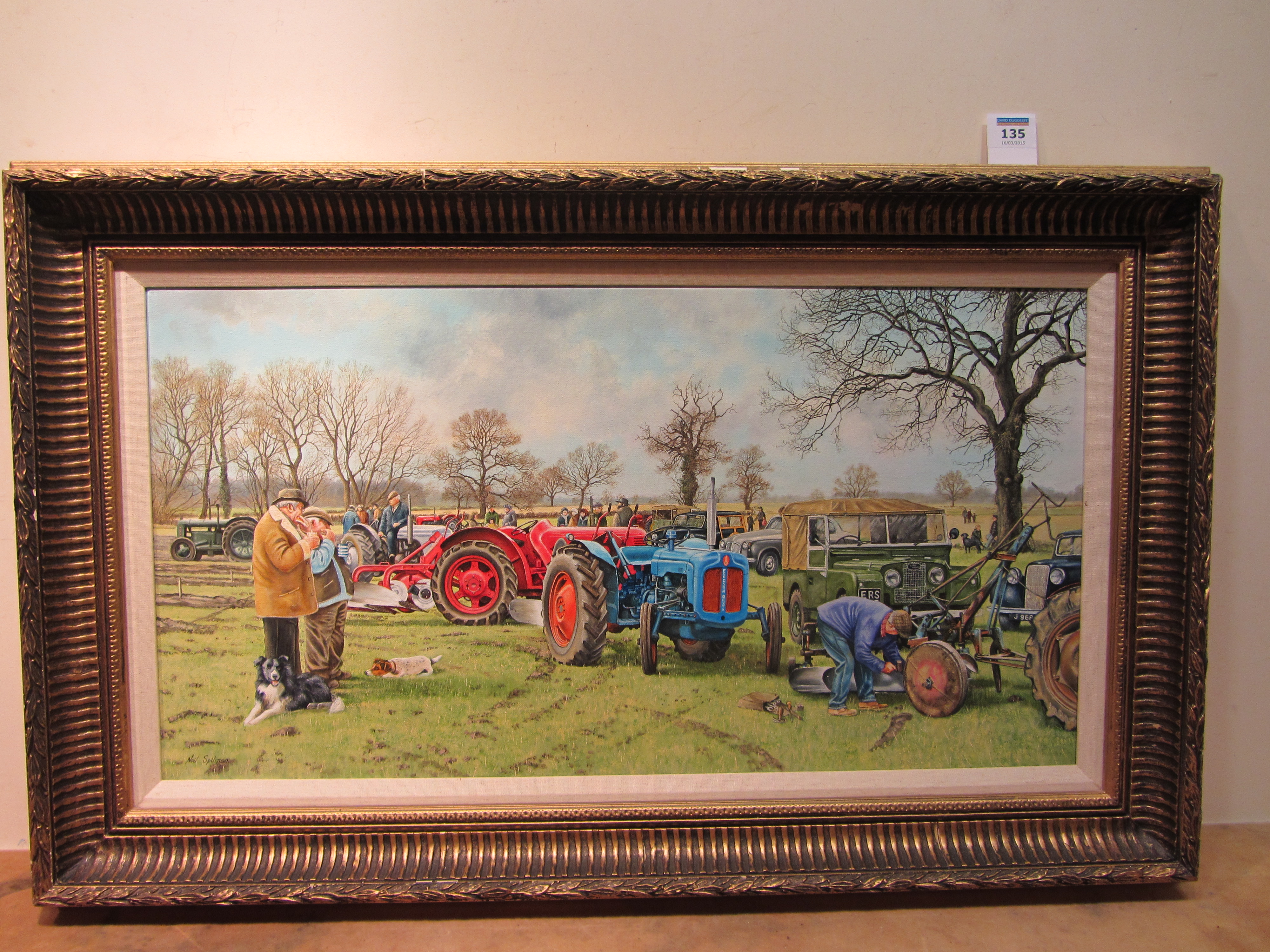 Neil Spilman (British 1951-): 'Past Memories - the Vintage Ploughing ...