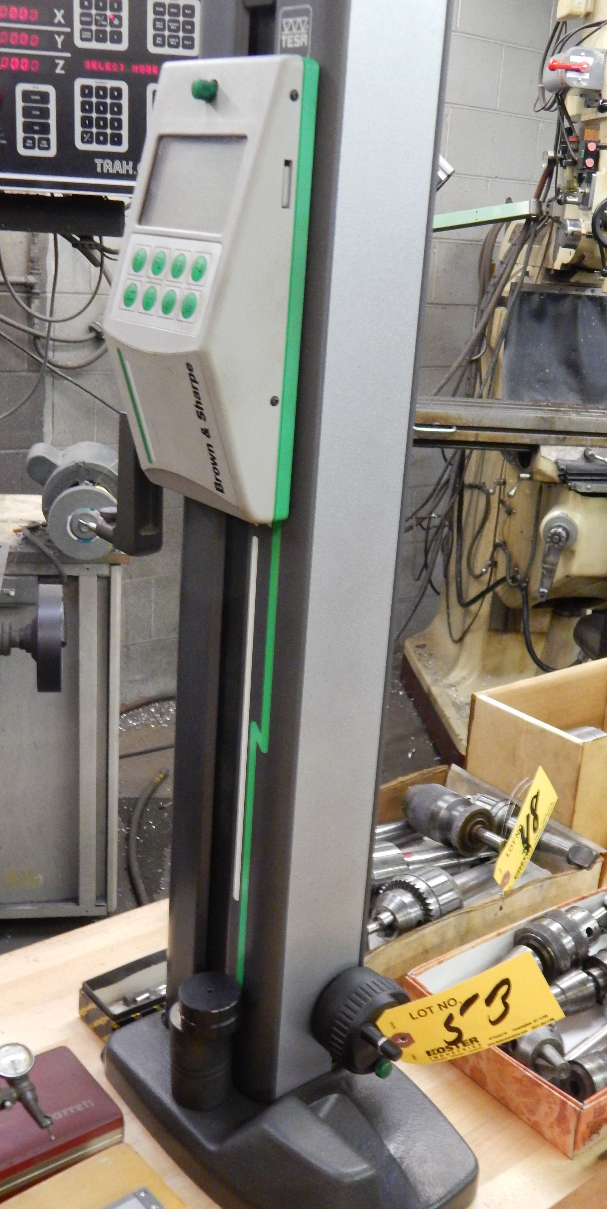 15'' TESA HEIGHT GAGE COMPLETE WITH BROWN & SHARPE DIGITAL READOUT