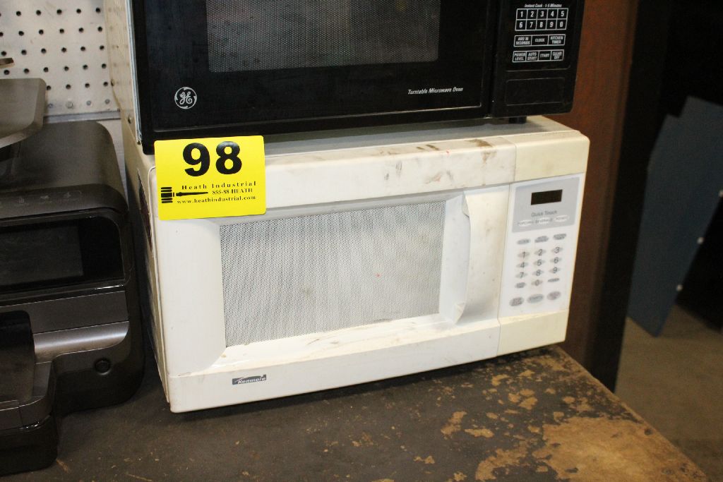 { Choice of lots: 97, 98 (P) } } } KENMORE MICROWAVE OVEN