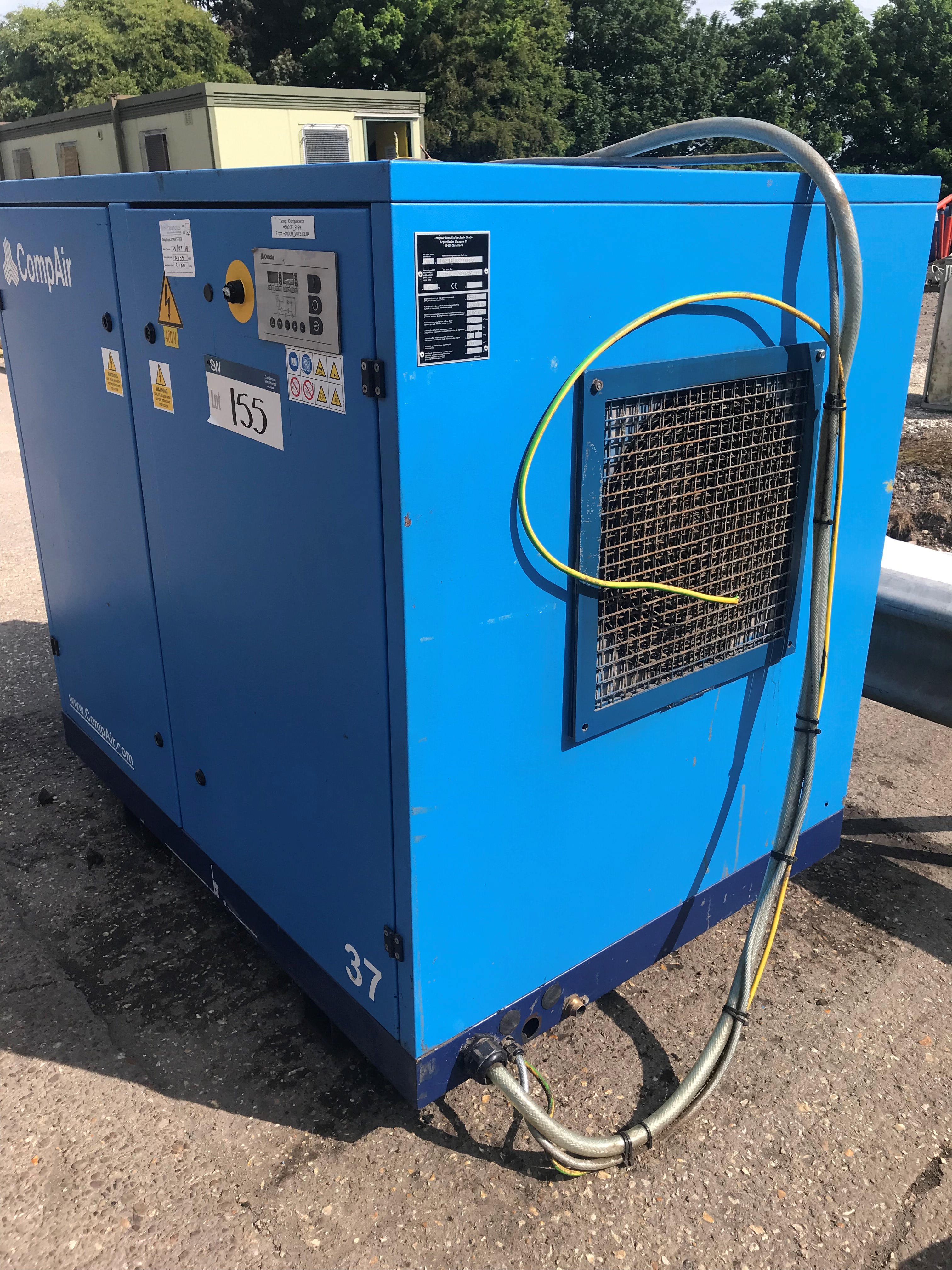 CompAir L37-7.5 349023/1505 Packaged Air Compressor, serial no ...