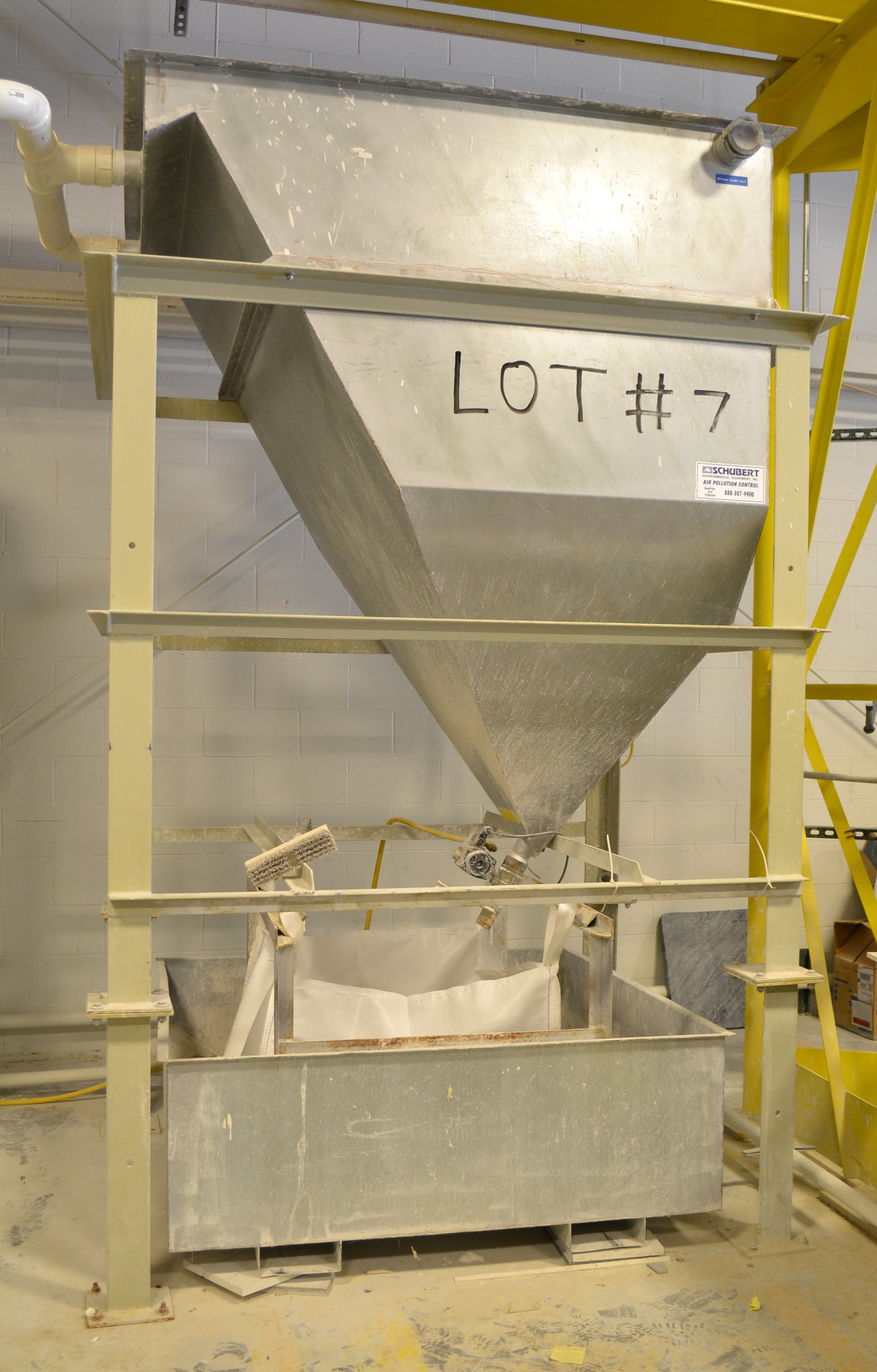 Schubert Slurry Hopper Stainless Steel, Approximately 500-Gallon ...