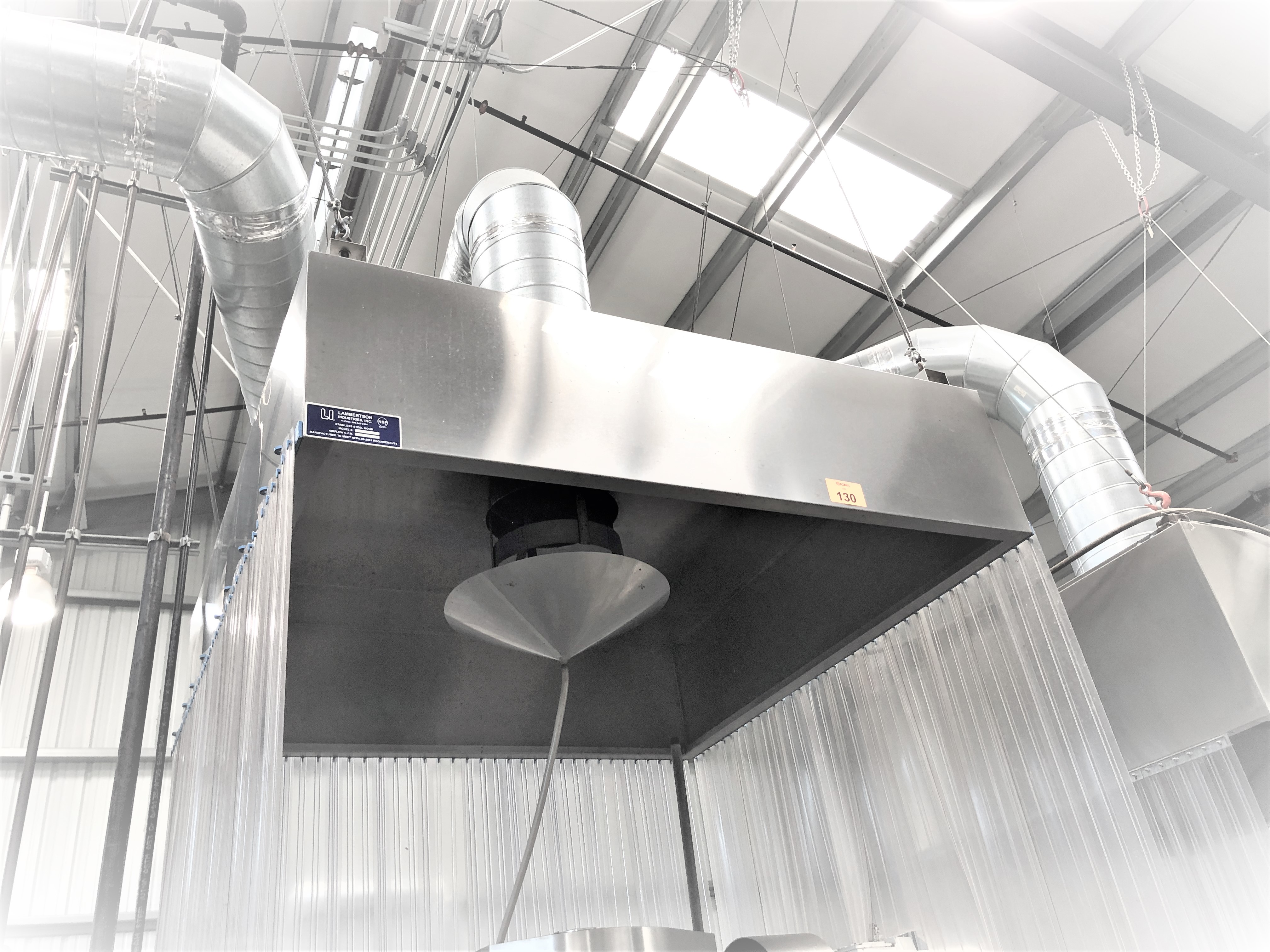 Lambertson steam vapor hood, stainless, 2013