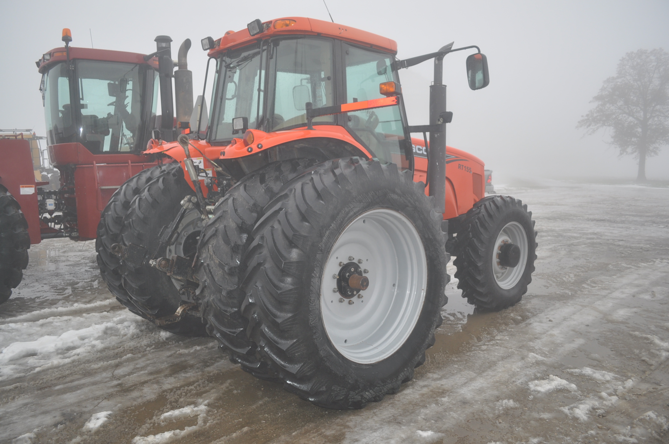 2008 AGCO RT155A tractor, CVT transmission, 480/80R42 rear duals, 380 ...