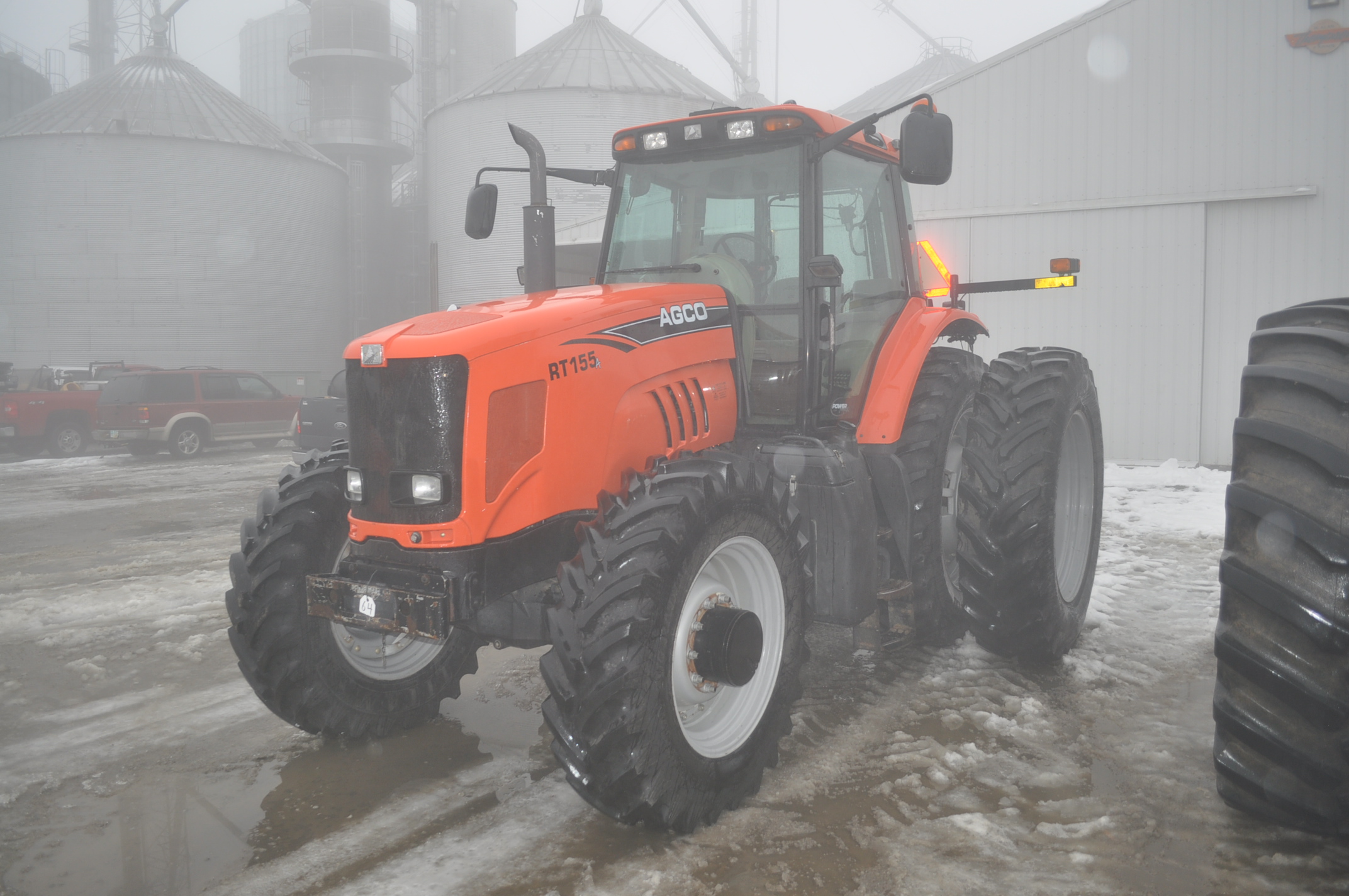 2008 AGCO RT155A tractor, CVT transmission, 480/80R42 rear duals, 380 ...