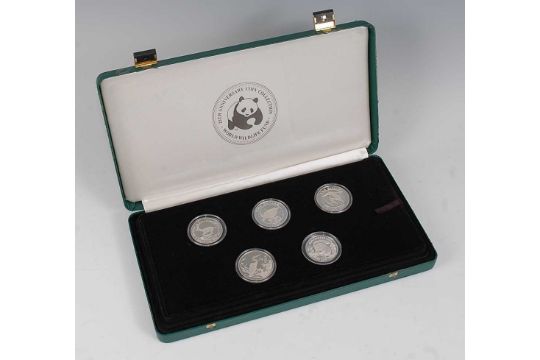 The World Wildlife Fund, 1986 25th Anniversary Coin Collection, twenty ...