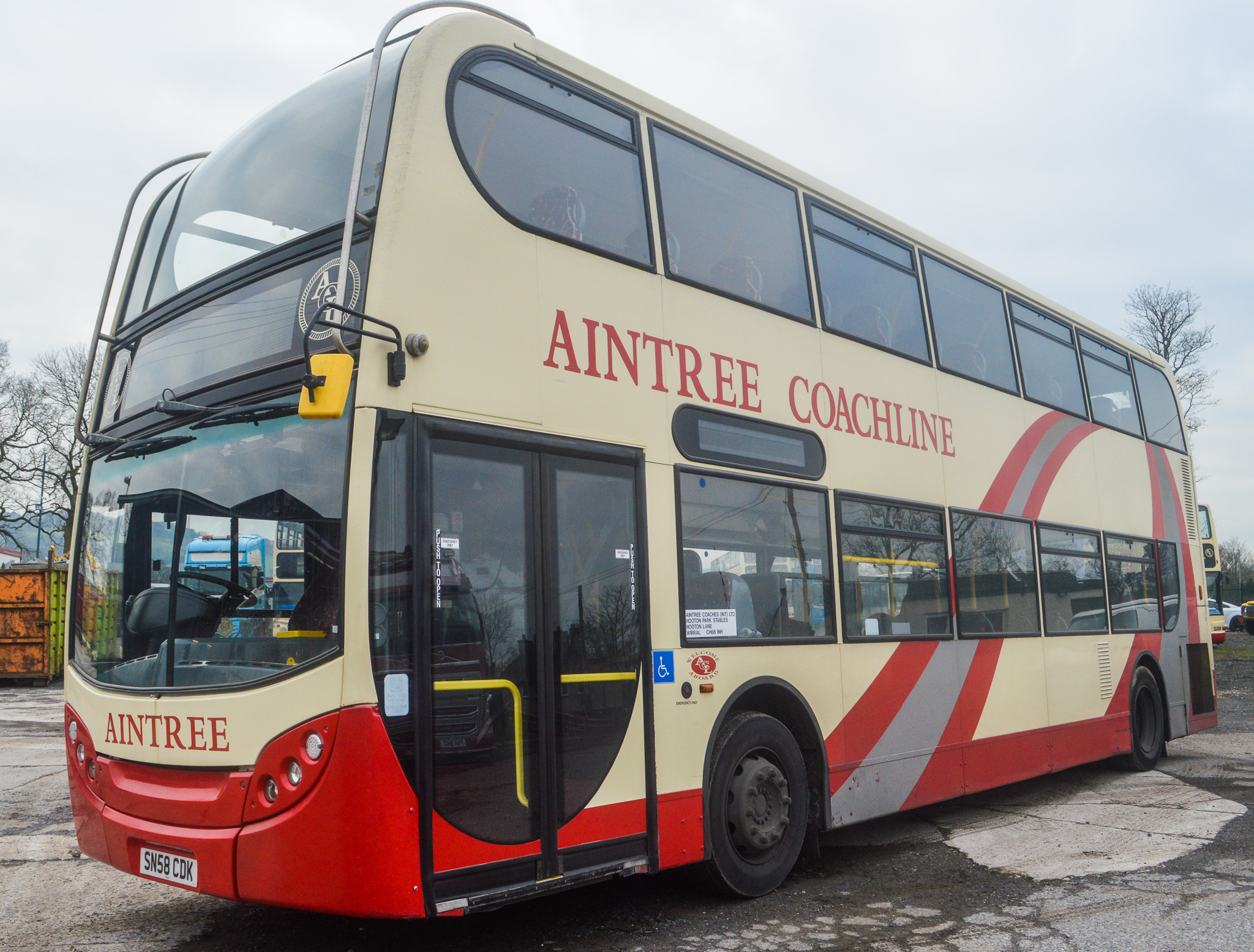 Alexander Dennis Trident 2 Enviro 400 81 seat double deck service bus ...