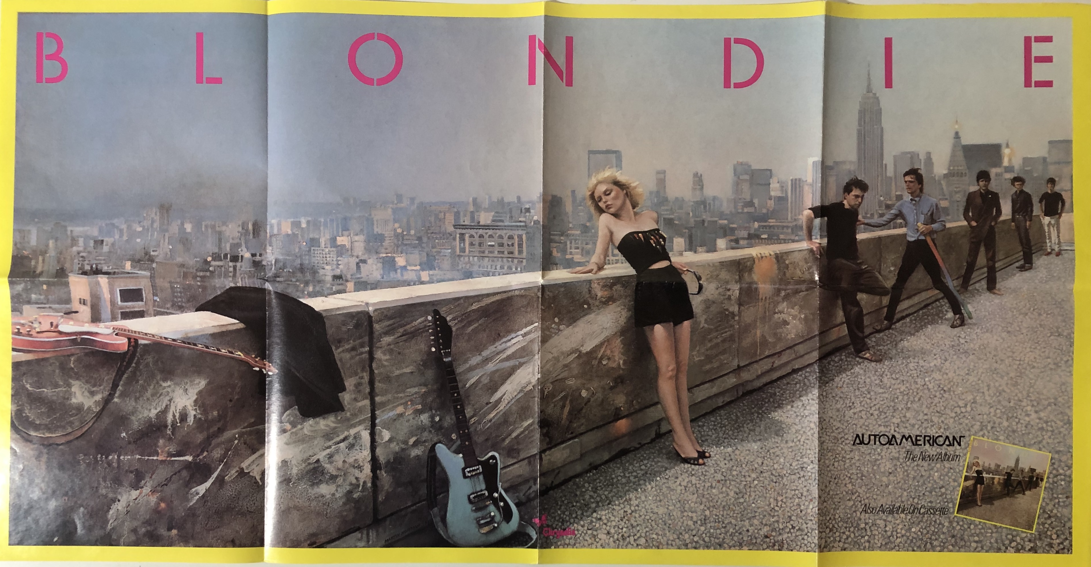 BLONDIE POSTERS. Two Blondie posters to include: Eat To The Beat US ...