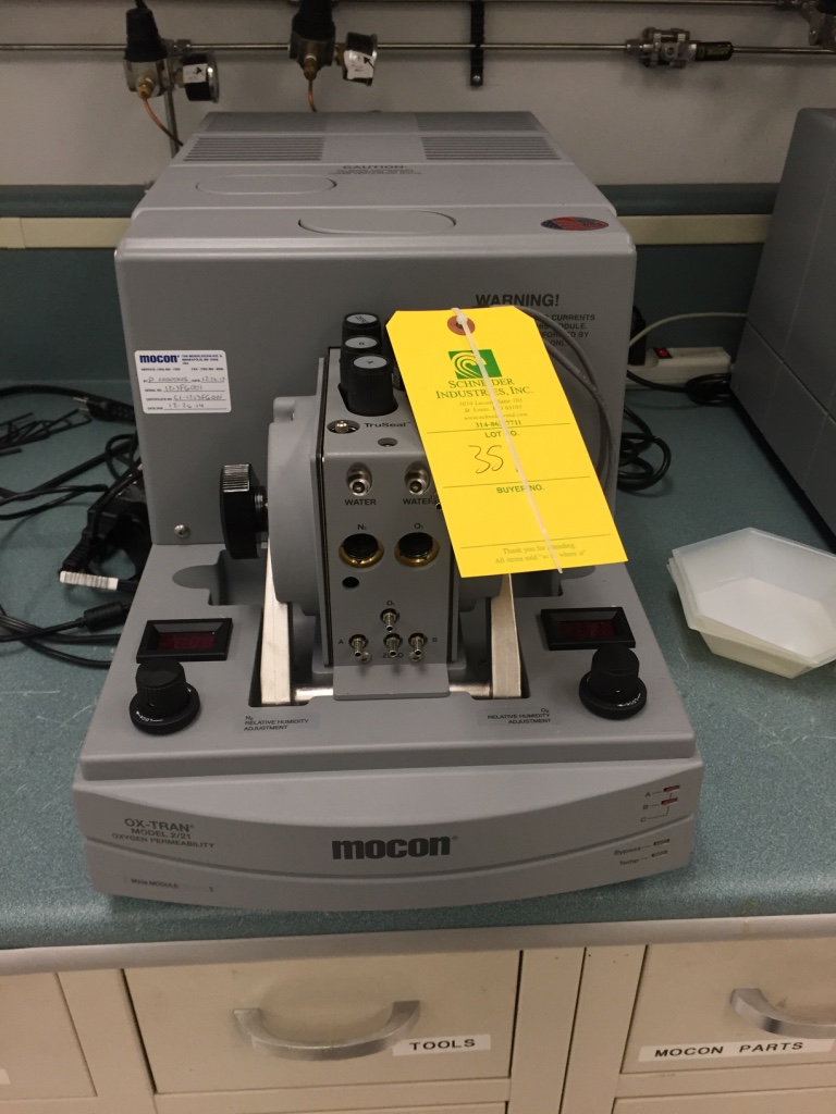 Mocon Ox-Tran Model 2/21 Oxygen Permeability Unit, RIGGING FEE $50