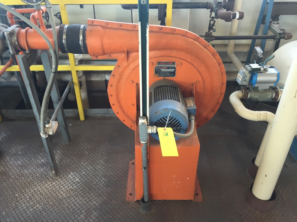 Hauck Blower Fan Model TBA 16-5-T 15 S/N 791323, RIGGING FEE $250