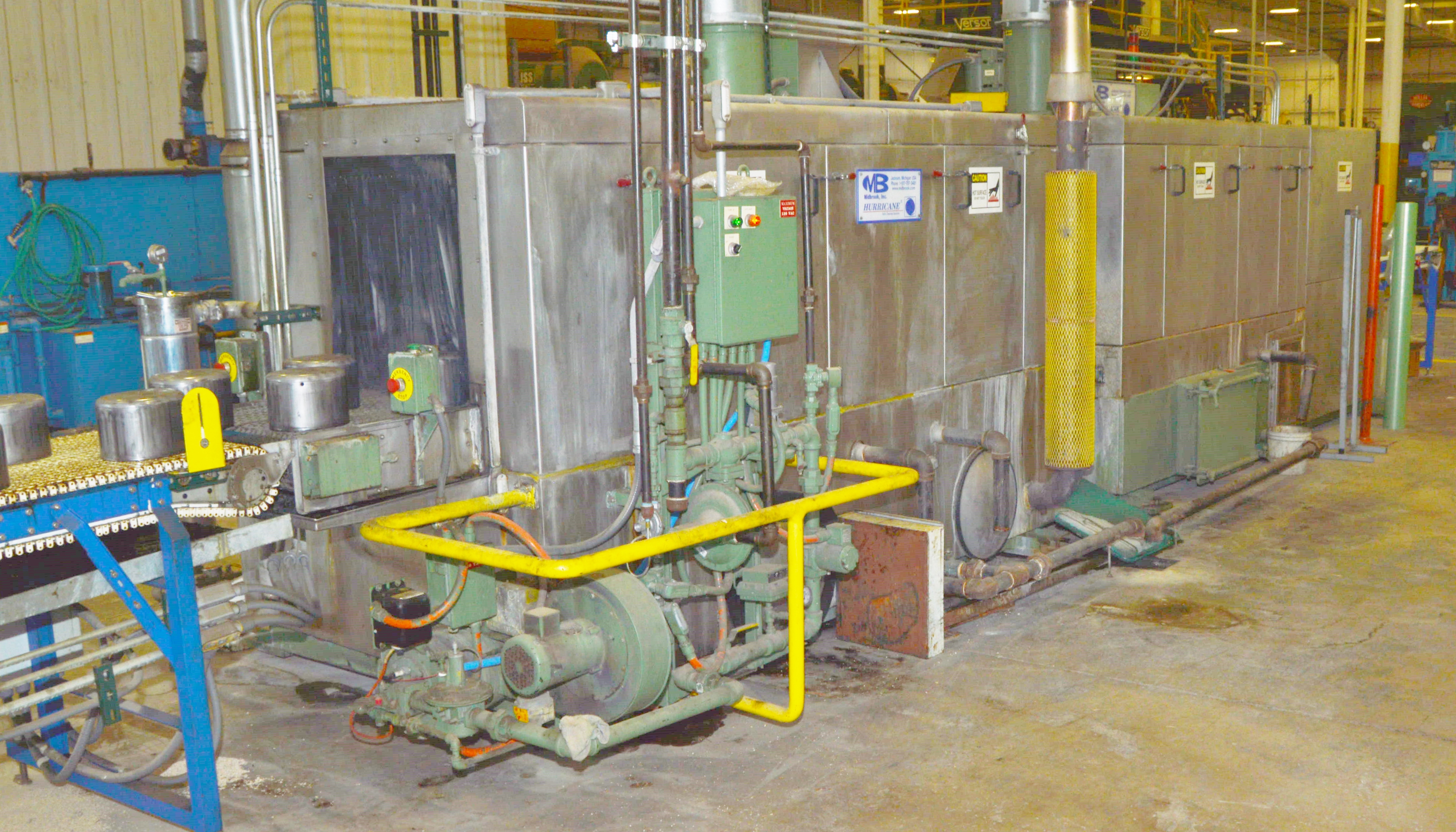 MIDBROOK HURRICANE 5024, STAINLESS STEEL CONVEYOR THROUGH FEED TYPE 5 ...