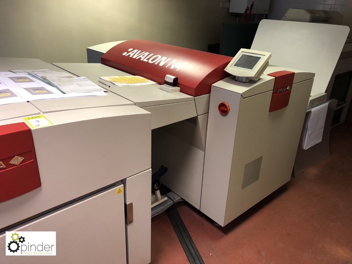 Agfa Avalon N4 Thermal CTP System, comprising Dainippon Screen PT ...