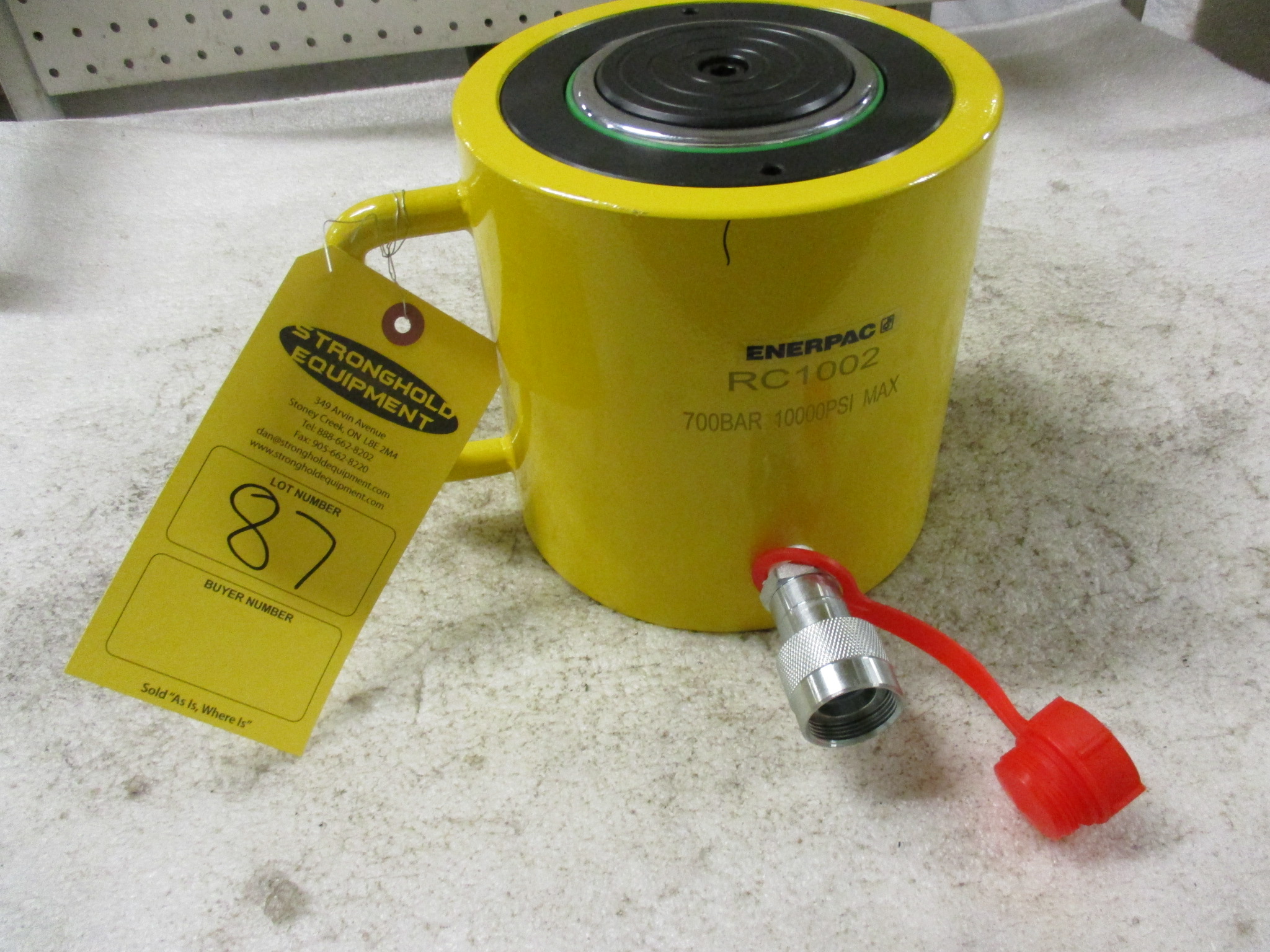Enerpac RC-1002 MINT - 100 ton Hydraulic Jack with 2" stroke type cylinder
