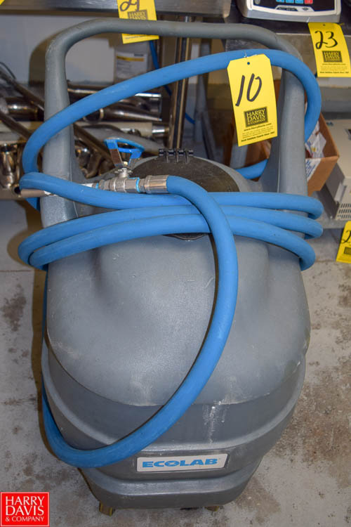 { Option of lots: 9, 10 } } Ecolab Portable Foamer - Rigging Fee: $ 25