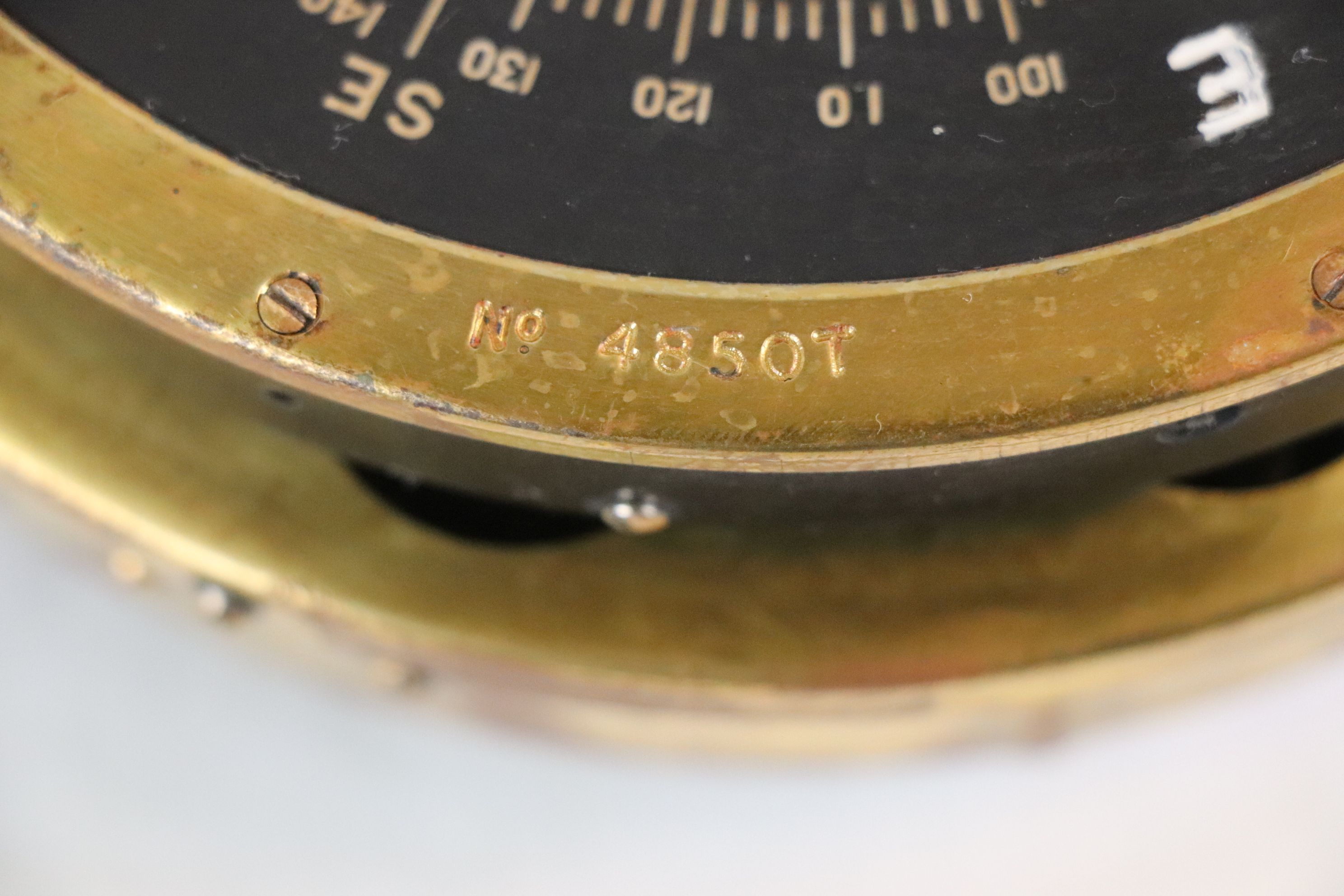 A WWII Period Type P10 Aircraft Compass As Used In Lancaster Bombers ...