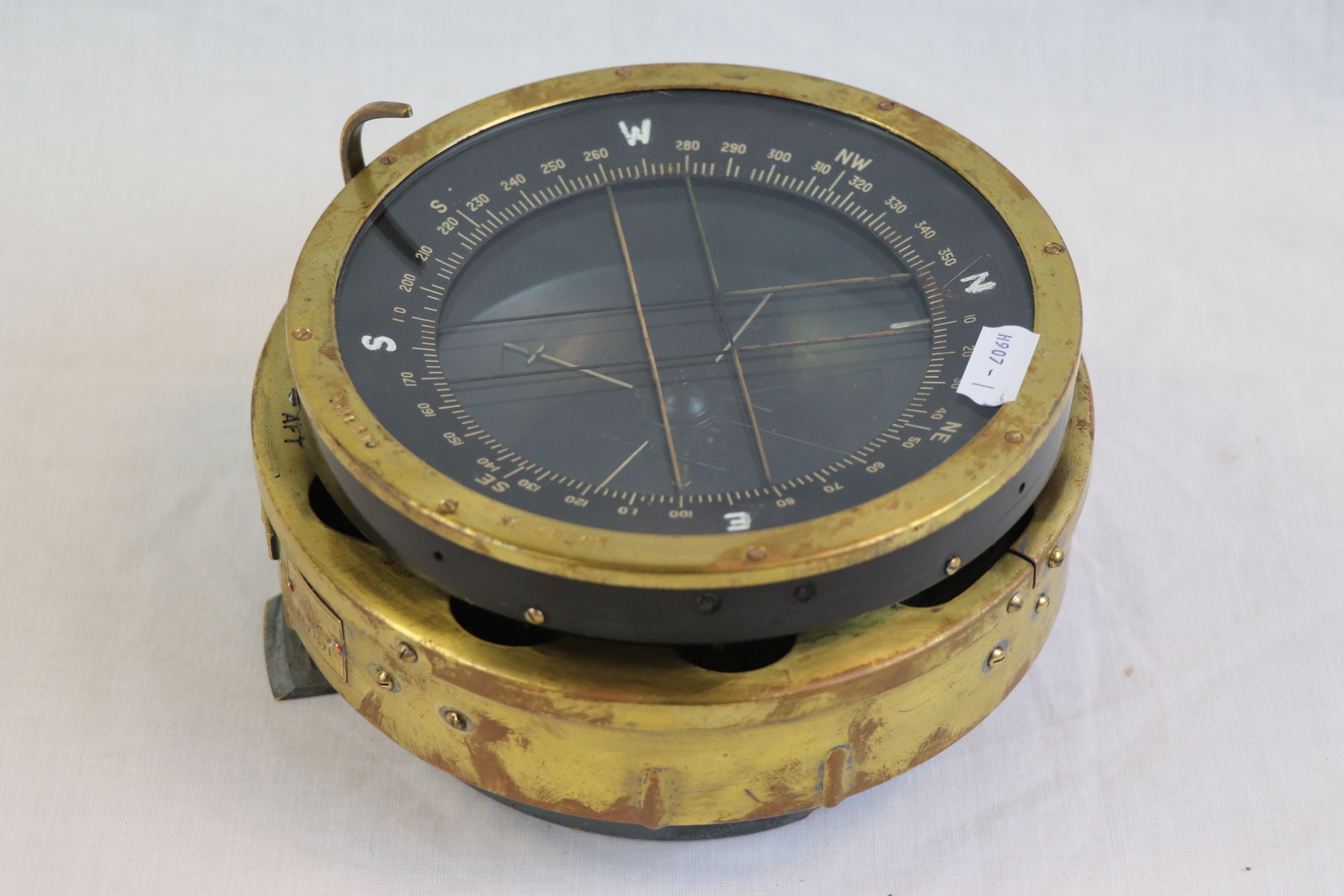 A WWII Period Type P10 Aircraft Compass As Used In Lancaster Bombers ...