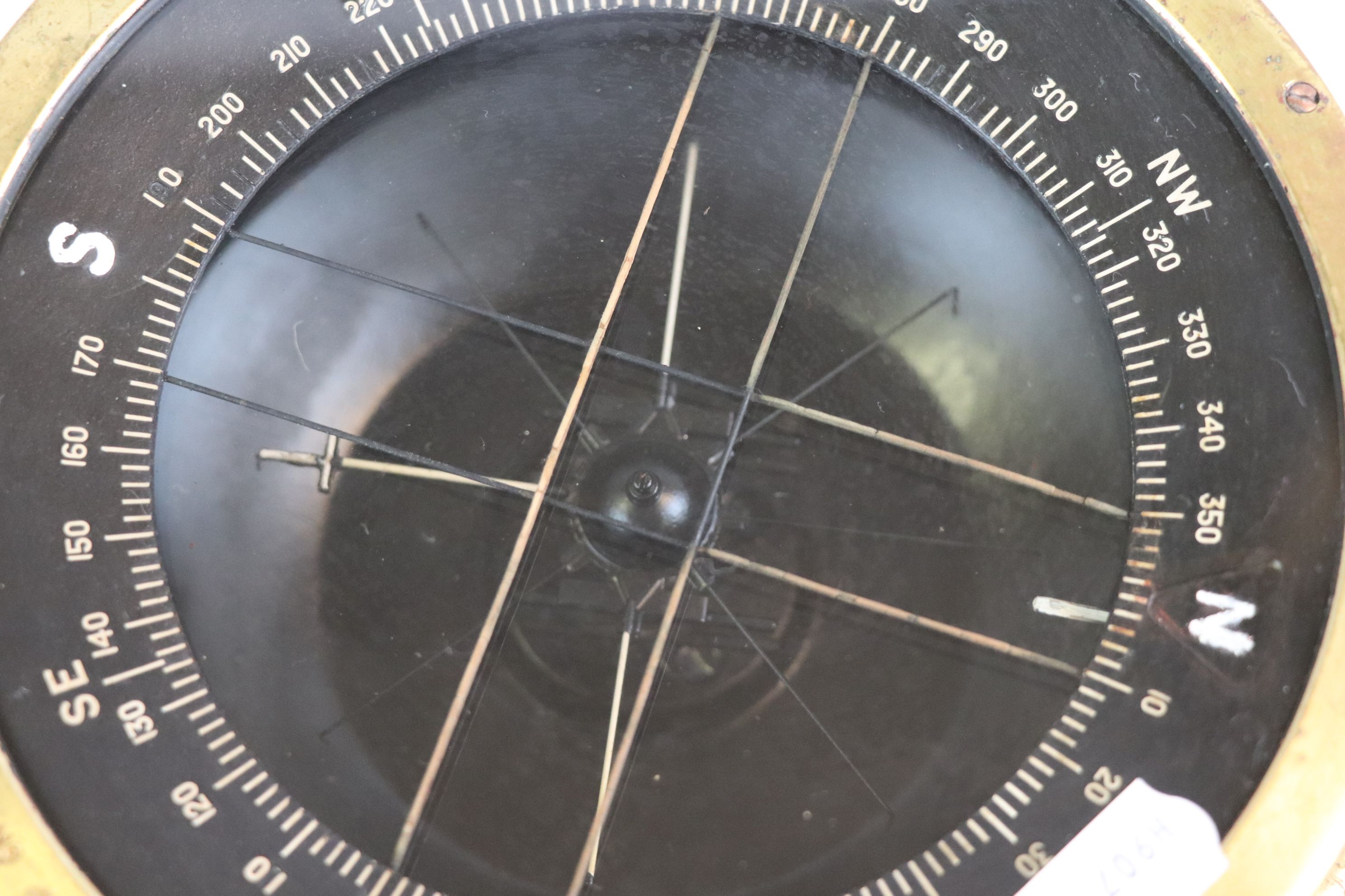 A WWII Period Type P10 Aircraft Compass As Used In Lancaster Bombers ...
