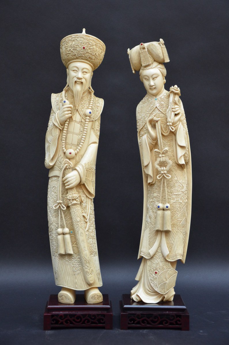 Statuette Ivoire Chinoise Ancienne