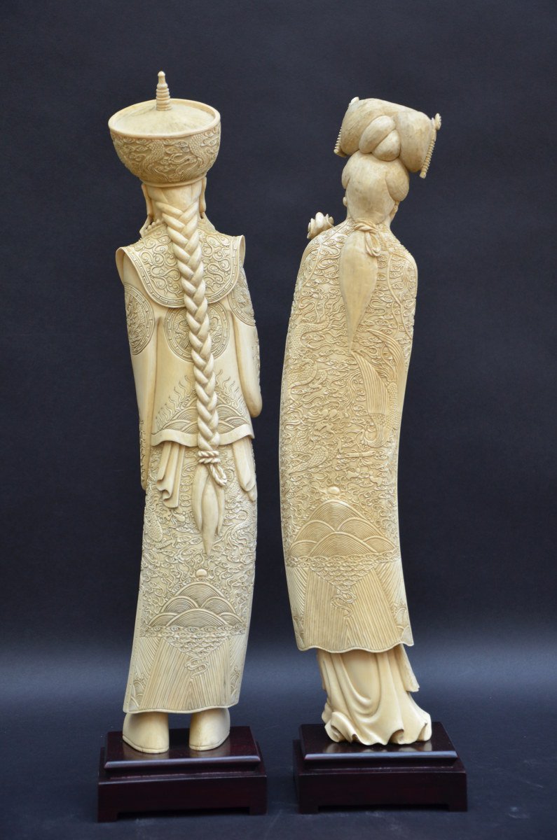 Statuette Ivoire Chinoise Ancienne