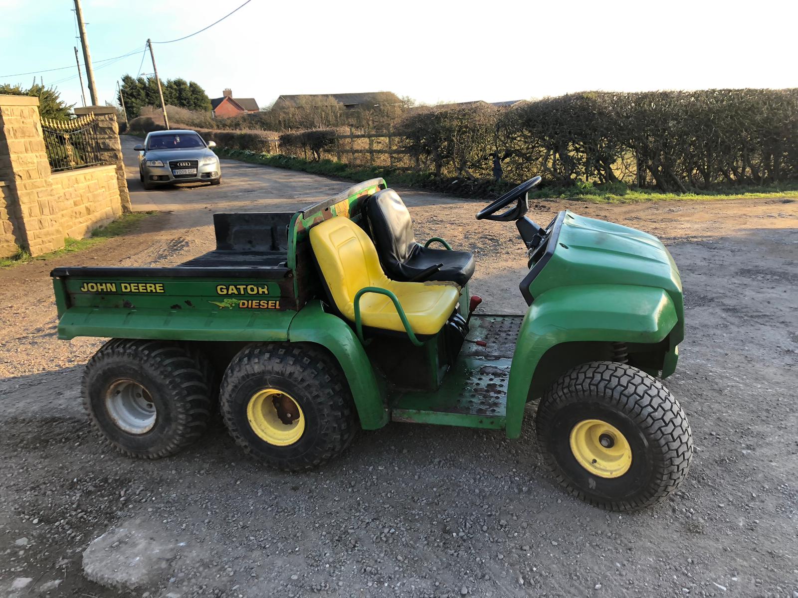 DA - JOHN DEERE GATOR 6X6 3 CYLINDER YANMAR DIESEL ENGINE HYDRAULIC TIP ...