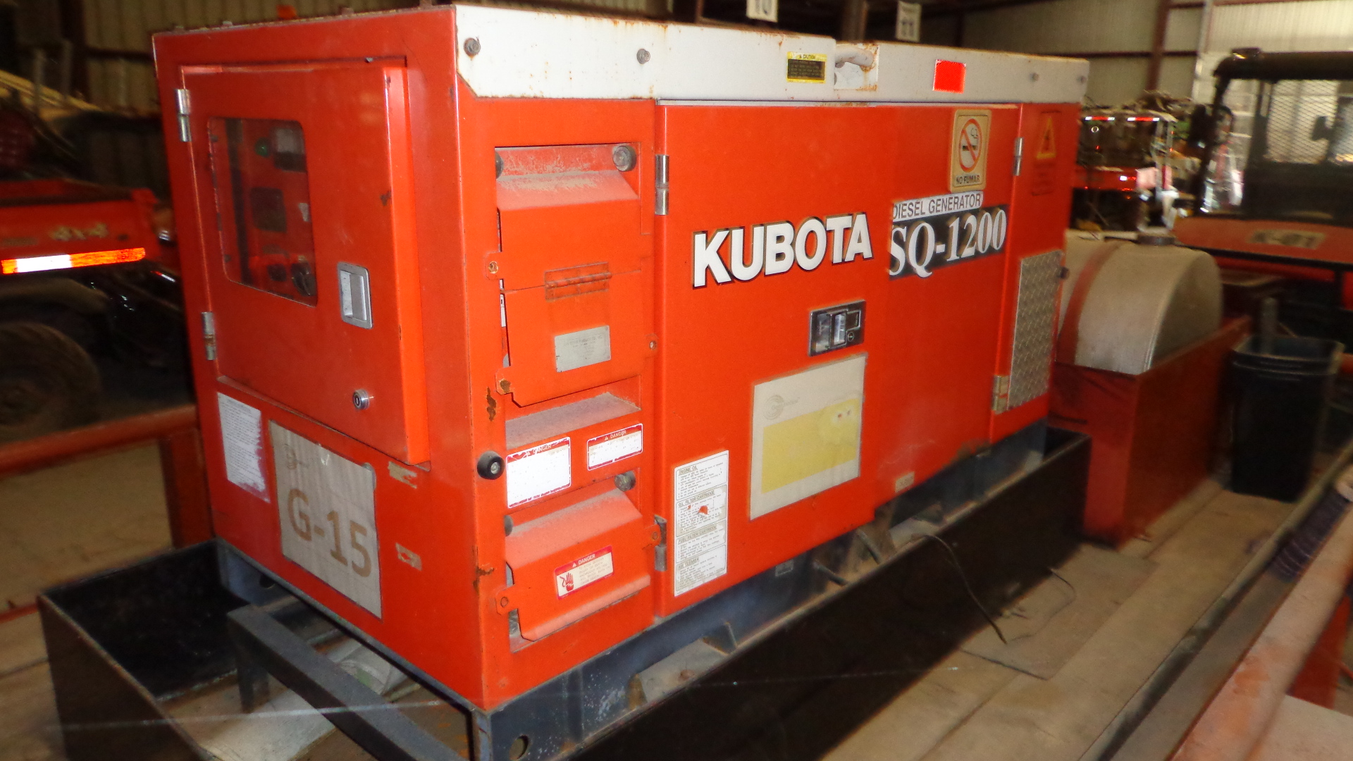 Kubota SQ-1200-USA Generator with Kubota Diesel Engine, S/N G12020 ...