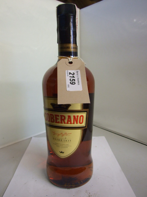 SOBERANO SPANISH BRANDY 30% 1 X 1 LITRE BOTTLE