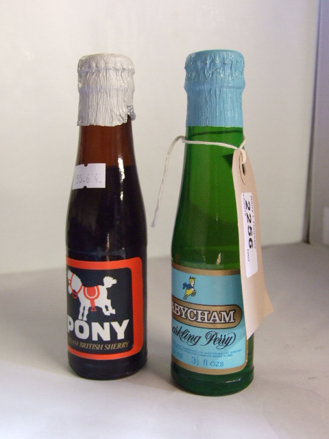 BABYCHAM SPARKLING PERRY 1 BOTTLE 100ML PONY CREAM BRITISH SHERRY 1 ...