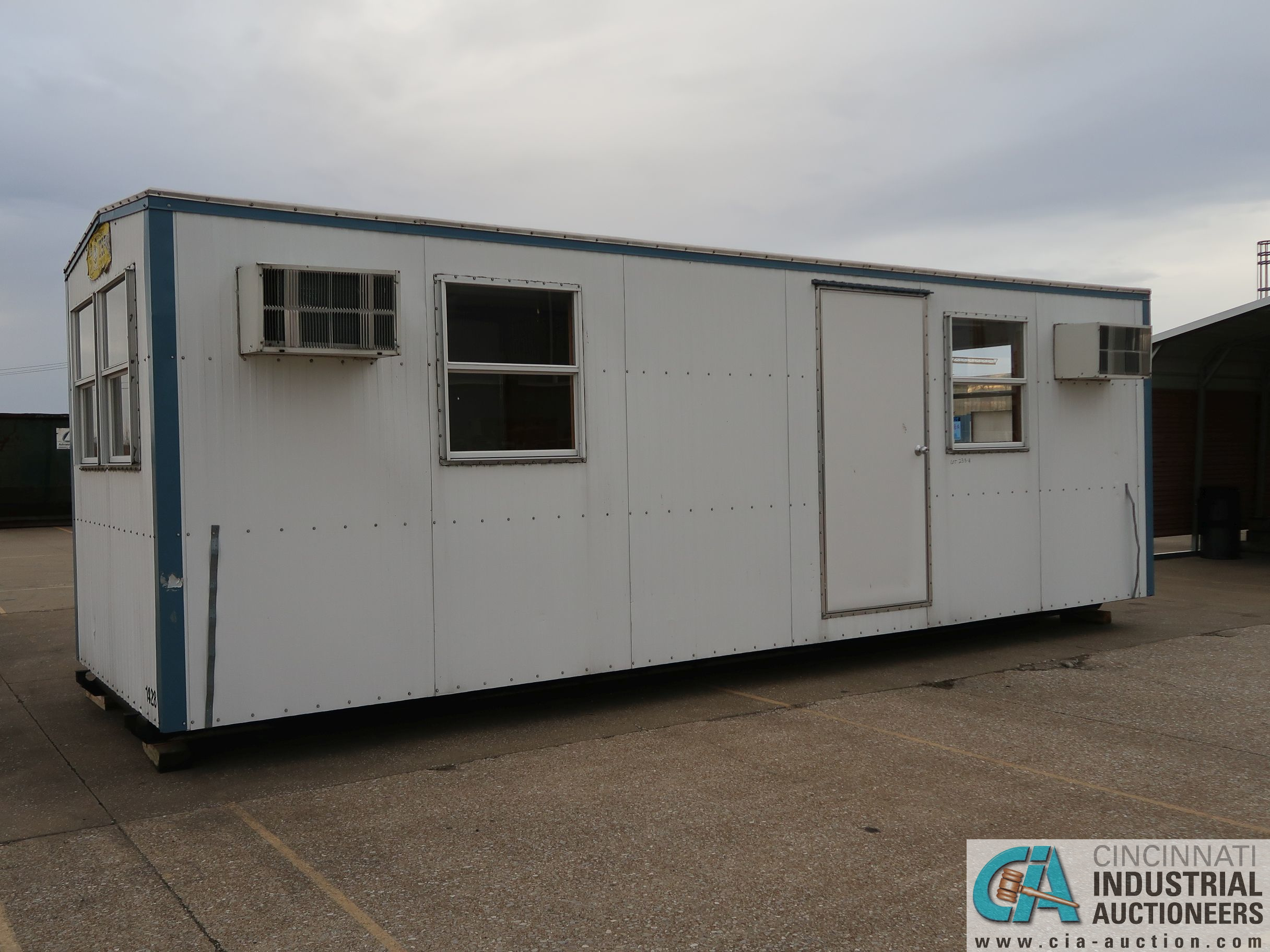 8' X 24" TWO-DOOR FIELD OFFICE TRAILER