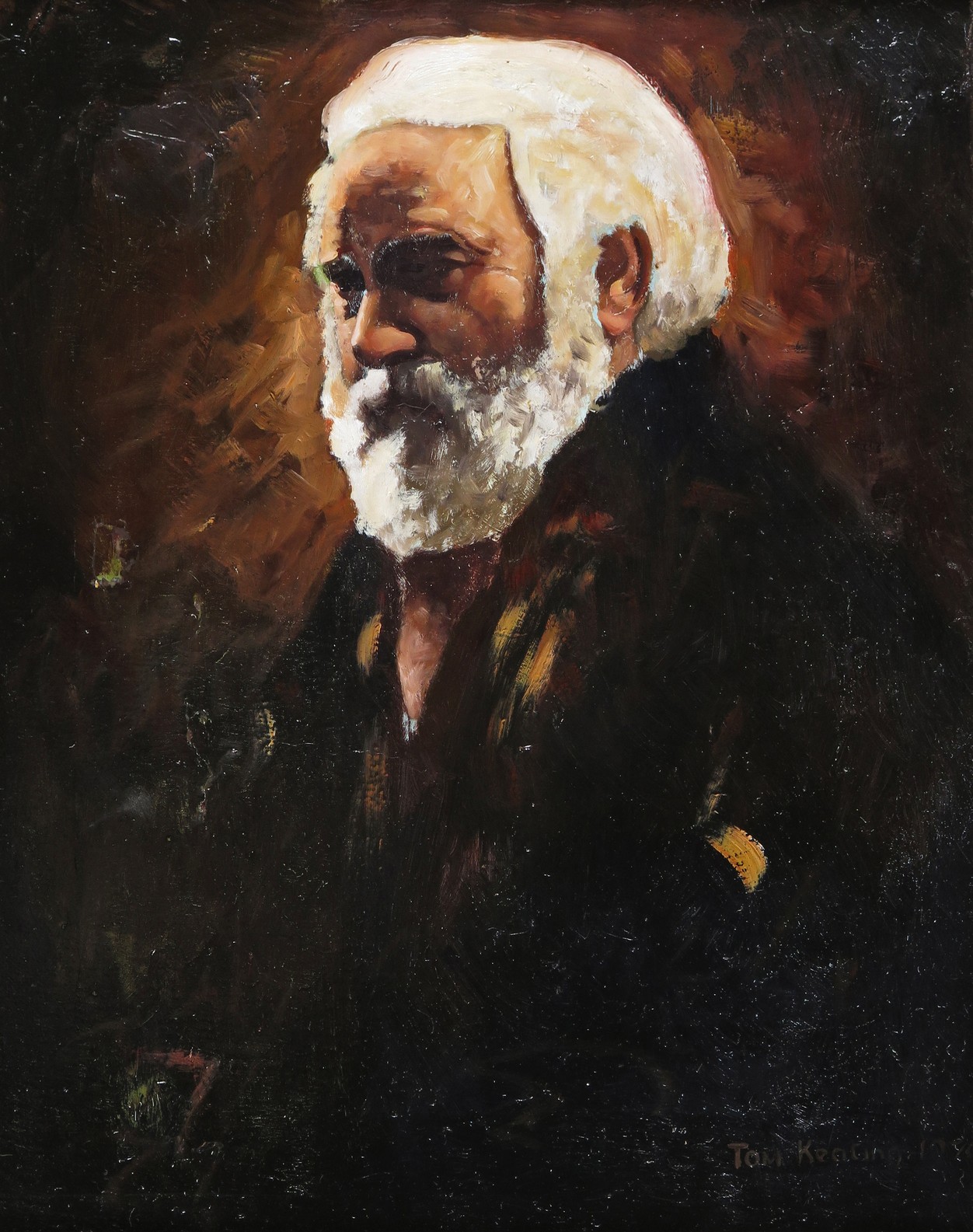 Tom Keating (1917-1984) Self Portrait Signed and dated 1970 Oil on ...