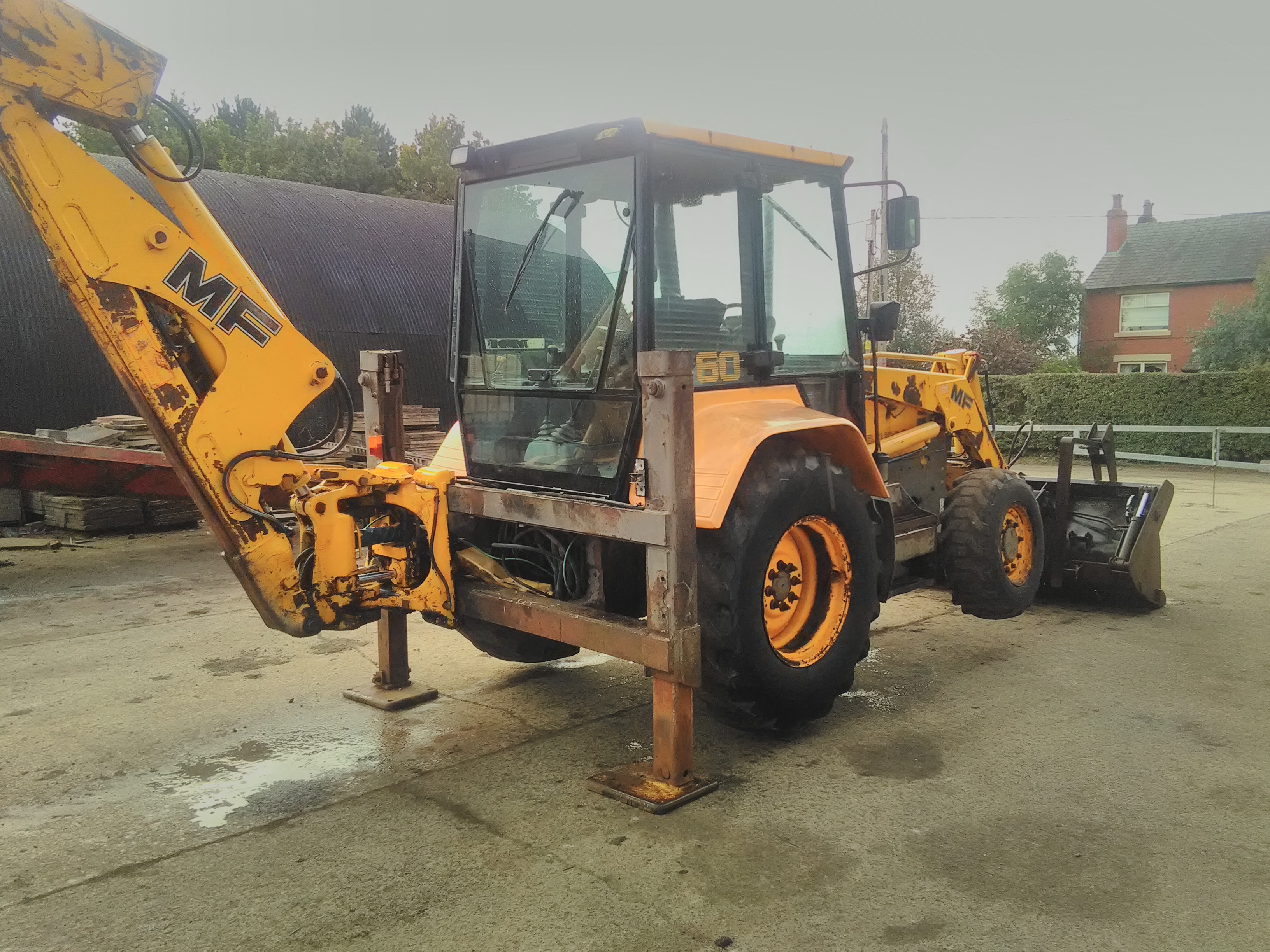 Massey Ferguson / Fermec 760 Turbo backhoe loader Appraisal: Sold As ...