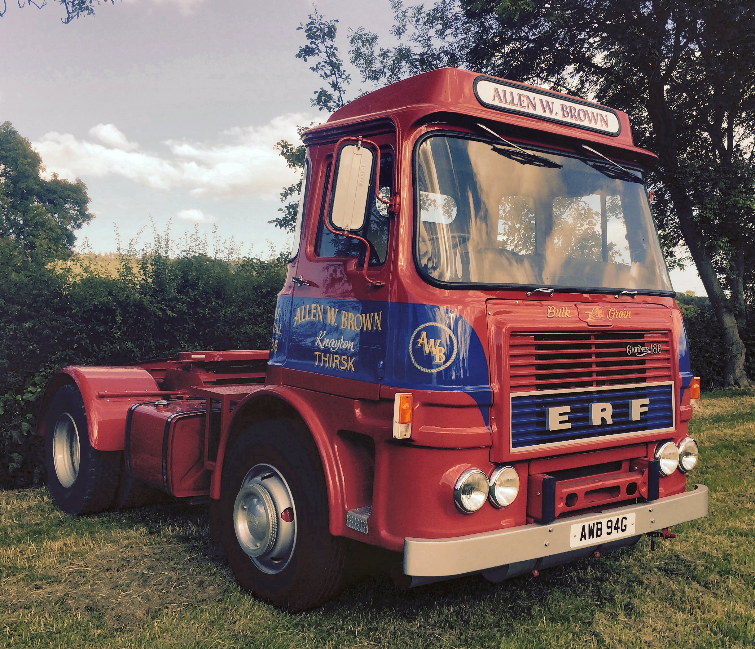 1975 ERF A series fifth wheel tractor unit Reg. No. AWB 94G (formerly ...