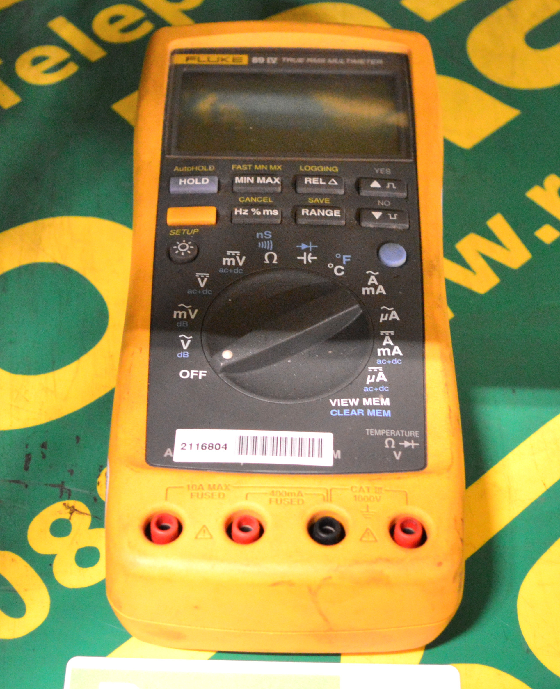 Fluke 89 IV True RMS Multimeter.
