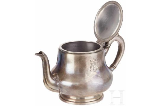 Adolf Hitler - a Teapot from the Neue Reichskanzlei, Berlin Silver ...