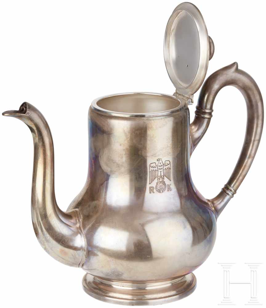 Adolf Hitler - a Coffee Pot from the Neue Reichskanzlei, Berlin Silver ...