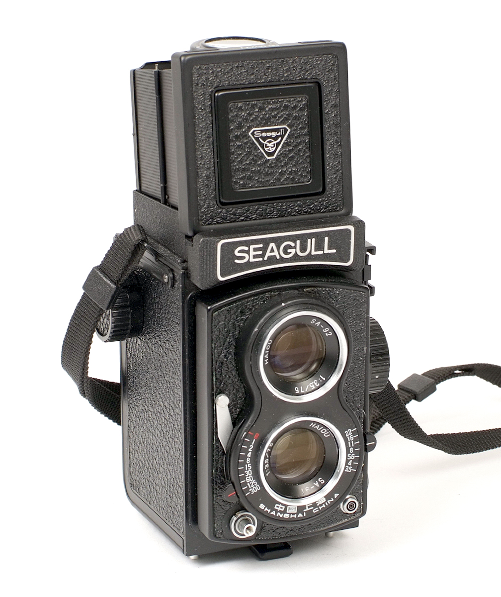 A Good Chinese Seagull TLR Camera #05227. (condition 3/4F) with Haiou ...