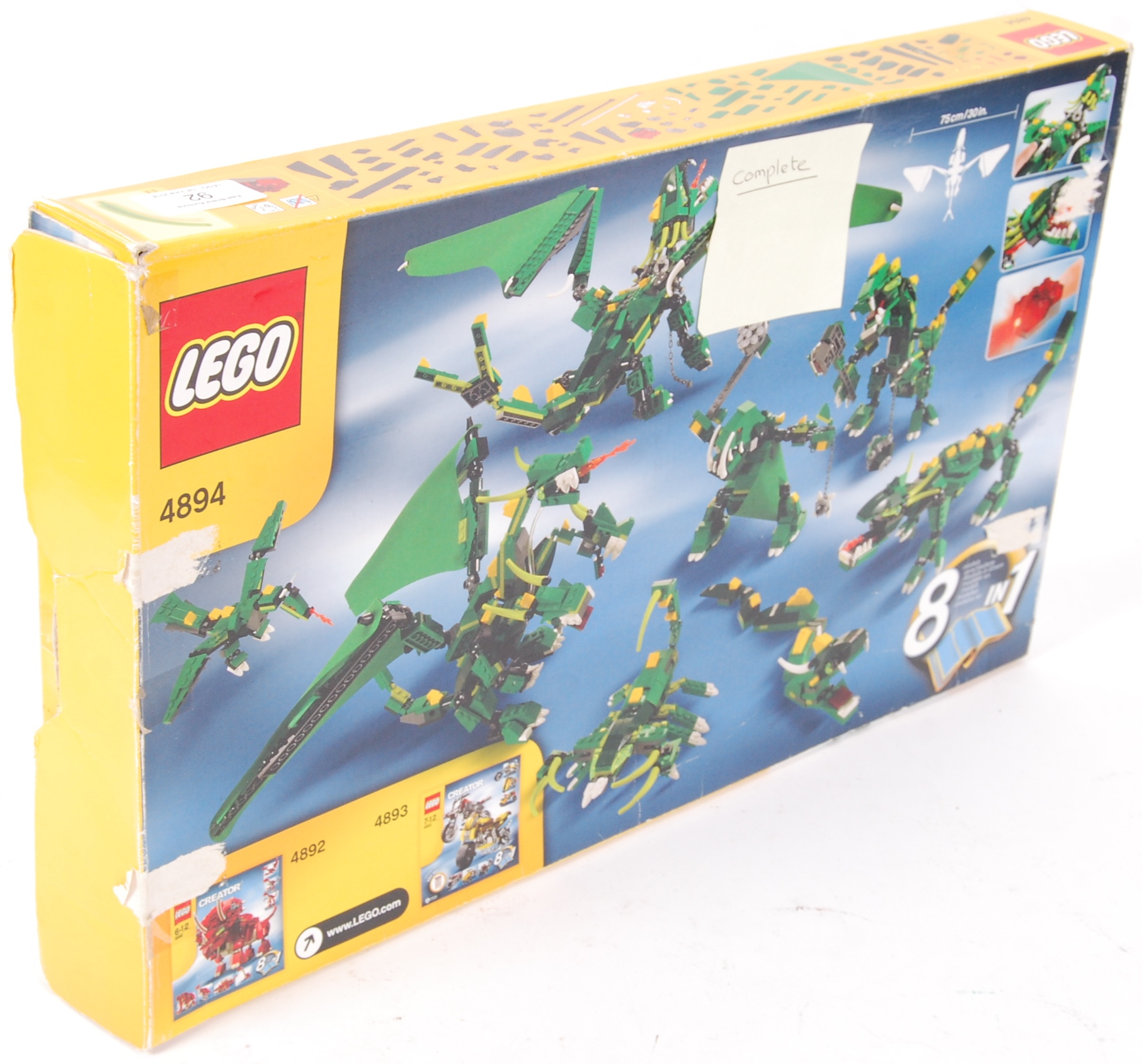 A Lego Creator set No. 4894 ' Mythical Creatures ' multi-build set ...