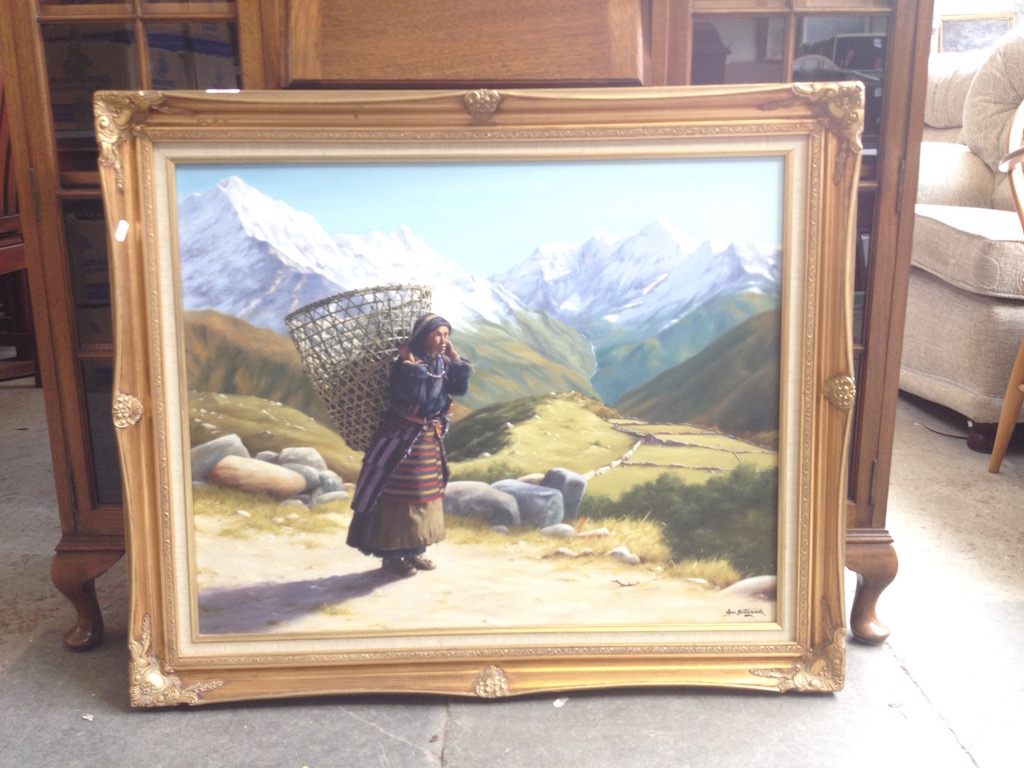 ALAN BUTTERWORTH OIL PAINTING 60CM X 76CM