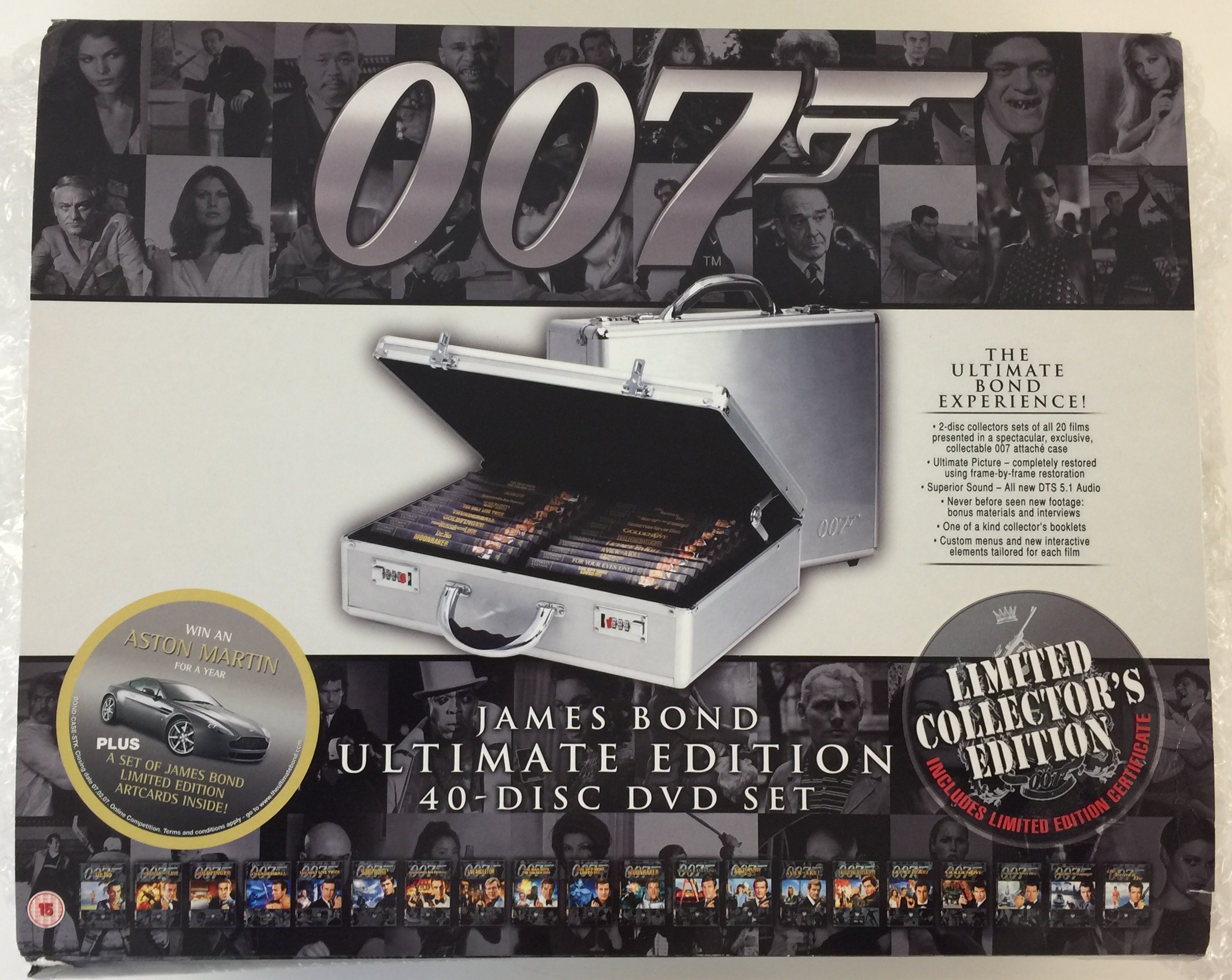 JAMES BOND ULTIMATE EDITION - Limited edition 'attache case' set ...