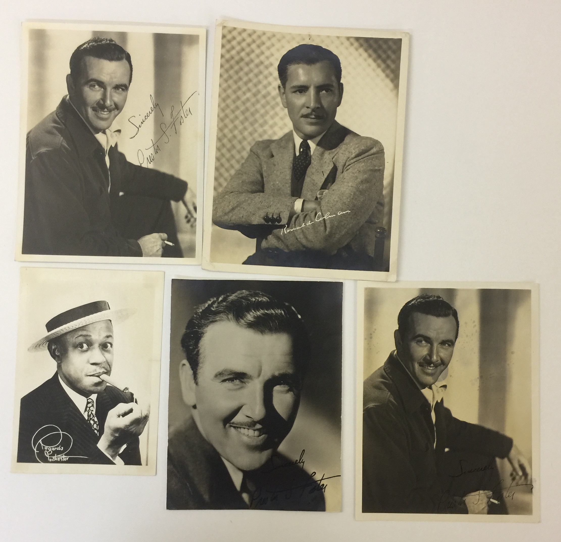 MALE AND FEMALE STAR AUTOGRAPHS - Pack of autographs from stars of ...