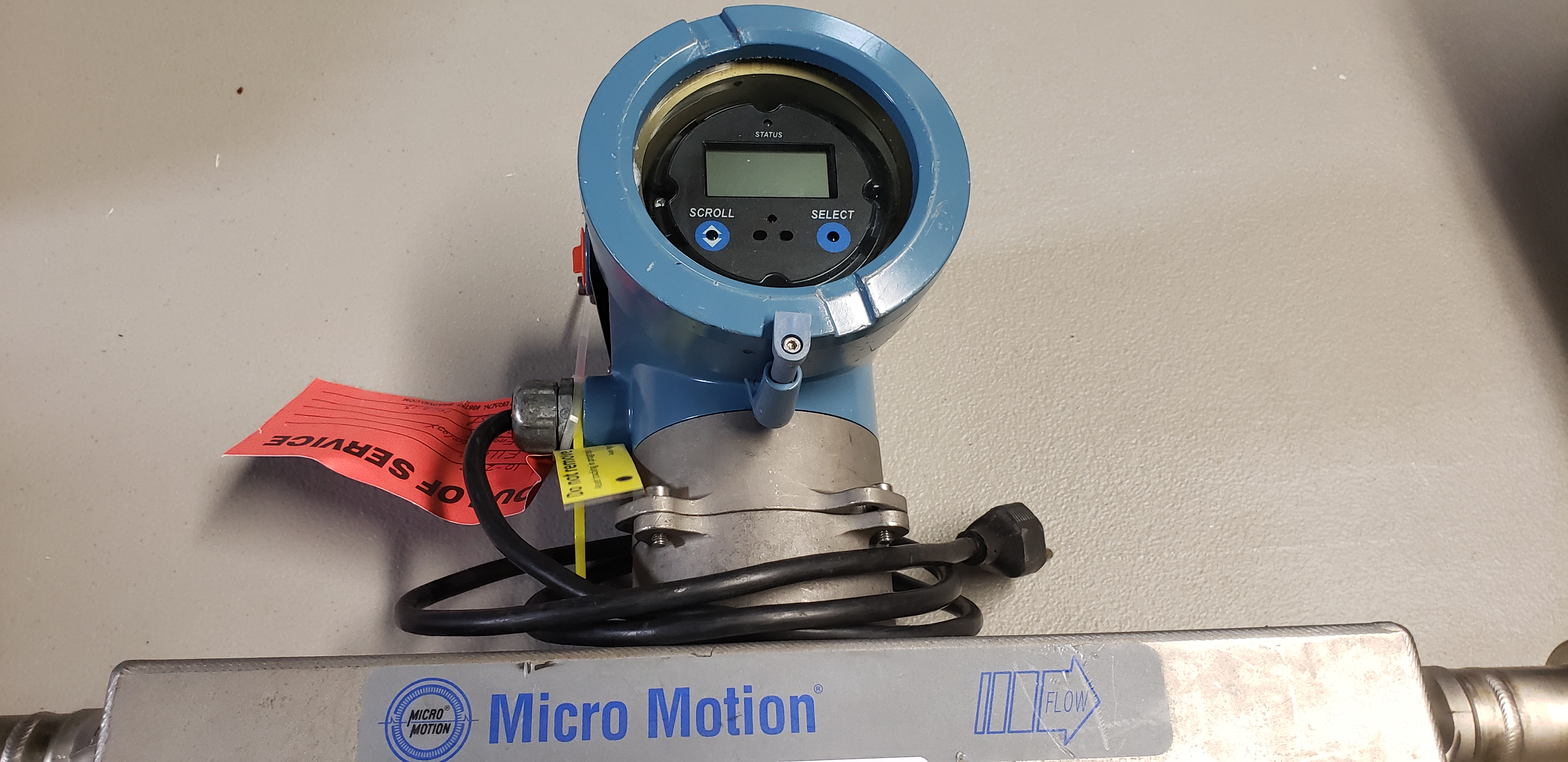 Micromotion Flow Meter /Mass Flow Sensor Transmitter Model R100S138NCA ...