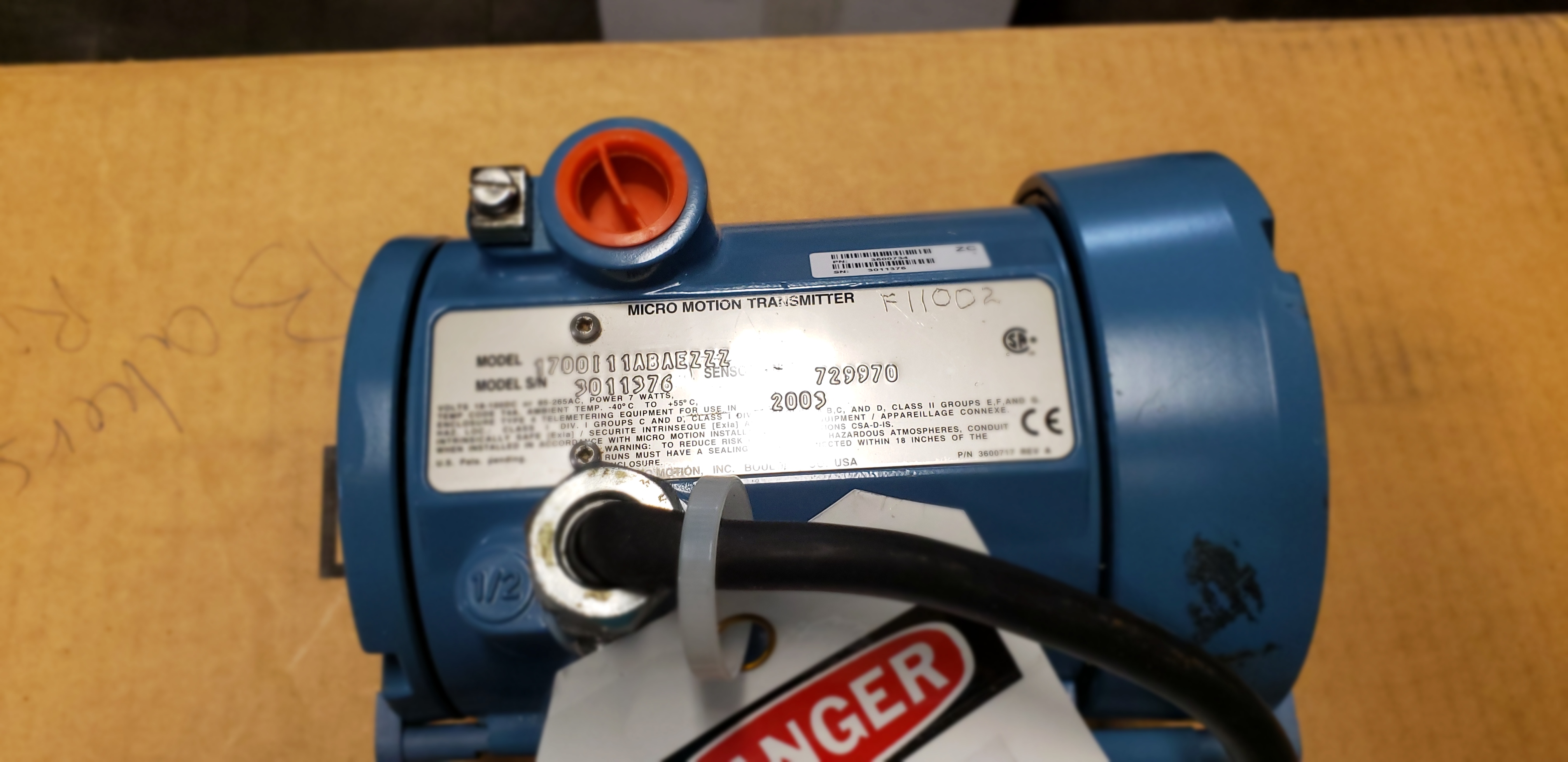 Micro Motion Flow Meter Product Data Sheet (For information purposes only)