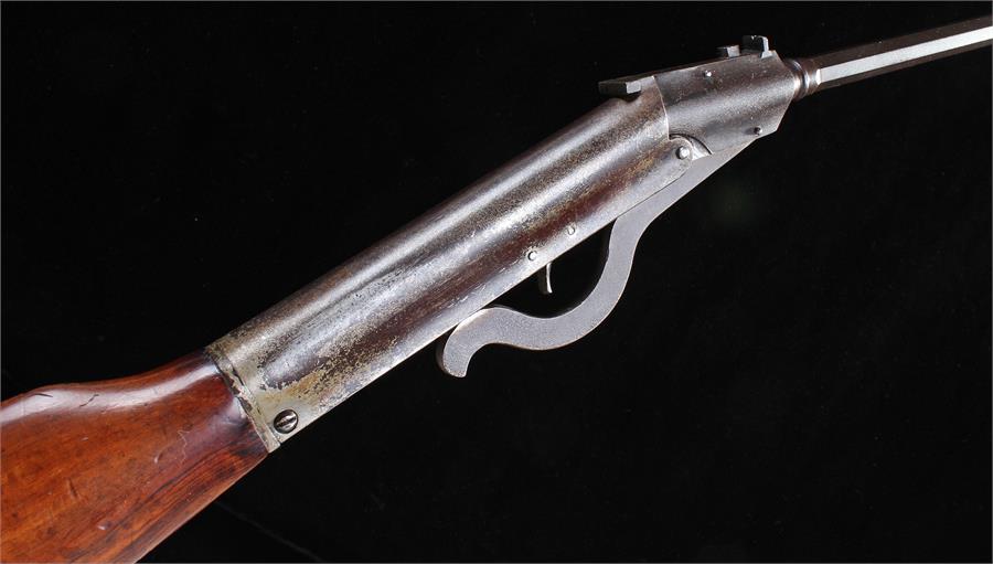 Gem .177 air rifle, octagonal barrel signed Gem, under lever action ...