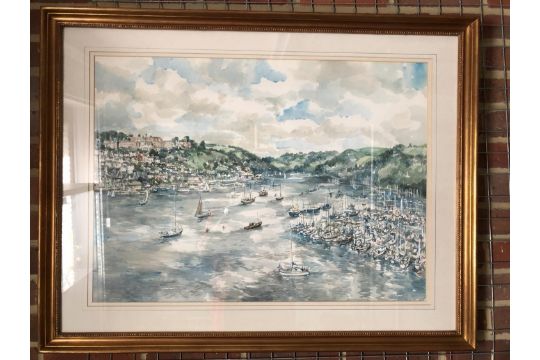 Charles Bone b 1926, PPRI, ARCA, HonFCA Canada Dartmouth Harbour ...
