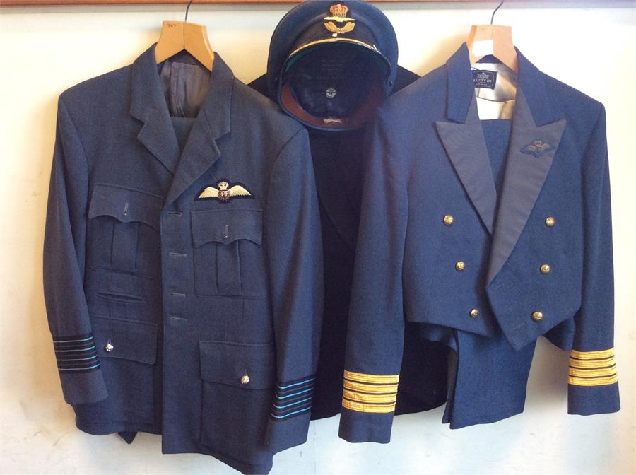 An RAF Officer's mess kit, to include a Group Captain rank with pilot's ...