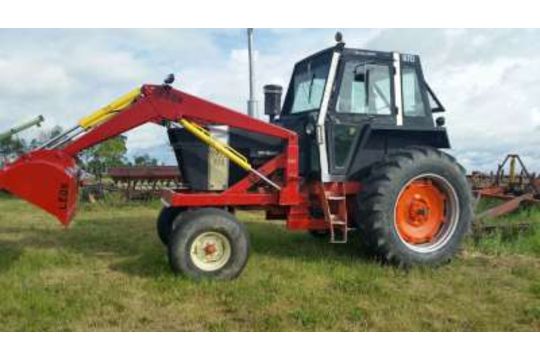 Case 970( Black Knight), Cab, Air, PS, with Leon 707 Loader